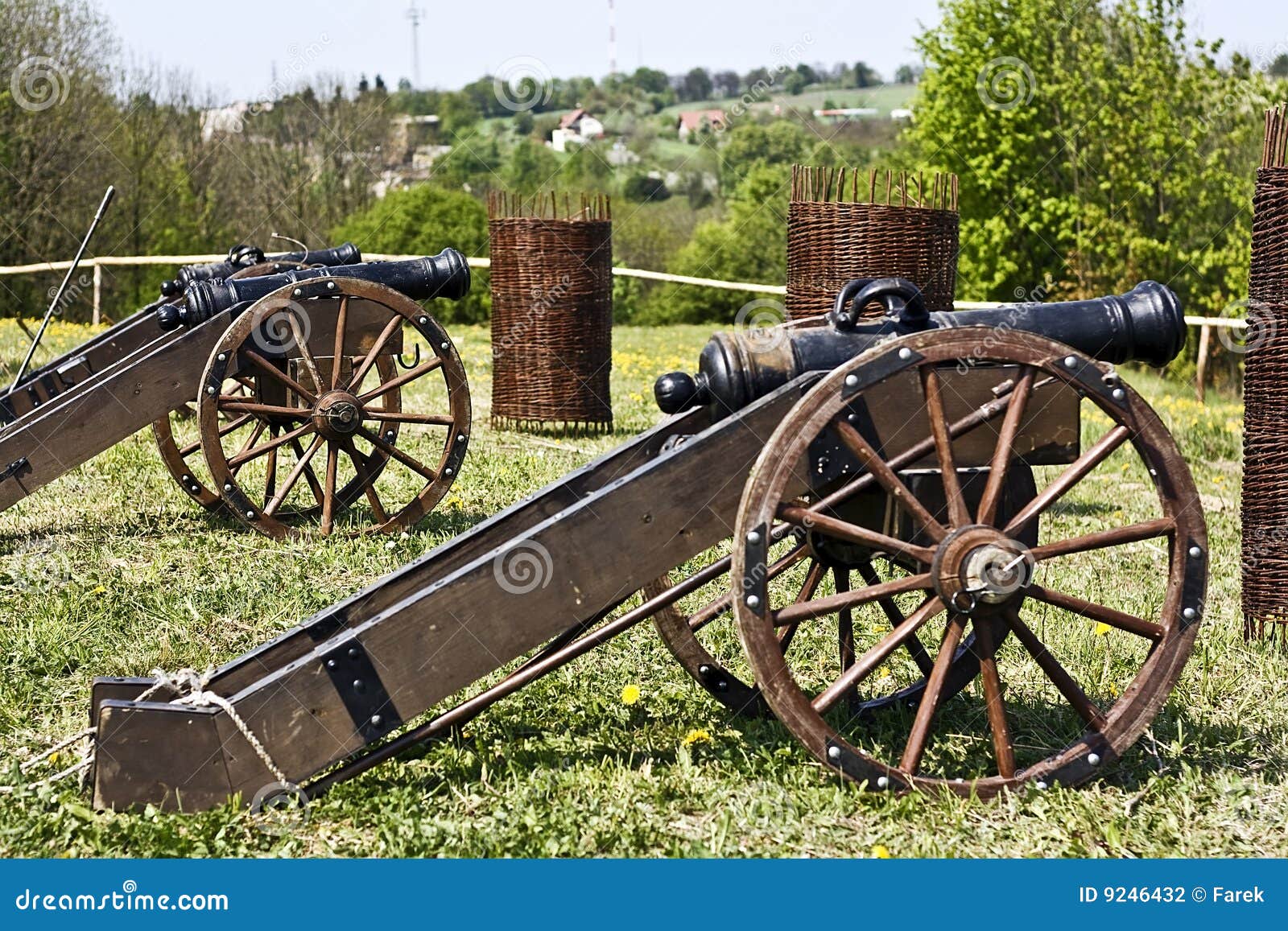 Cannons stock photo. Image of historic, arms, armory, colonial - 9246432