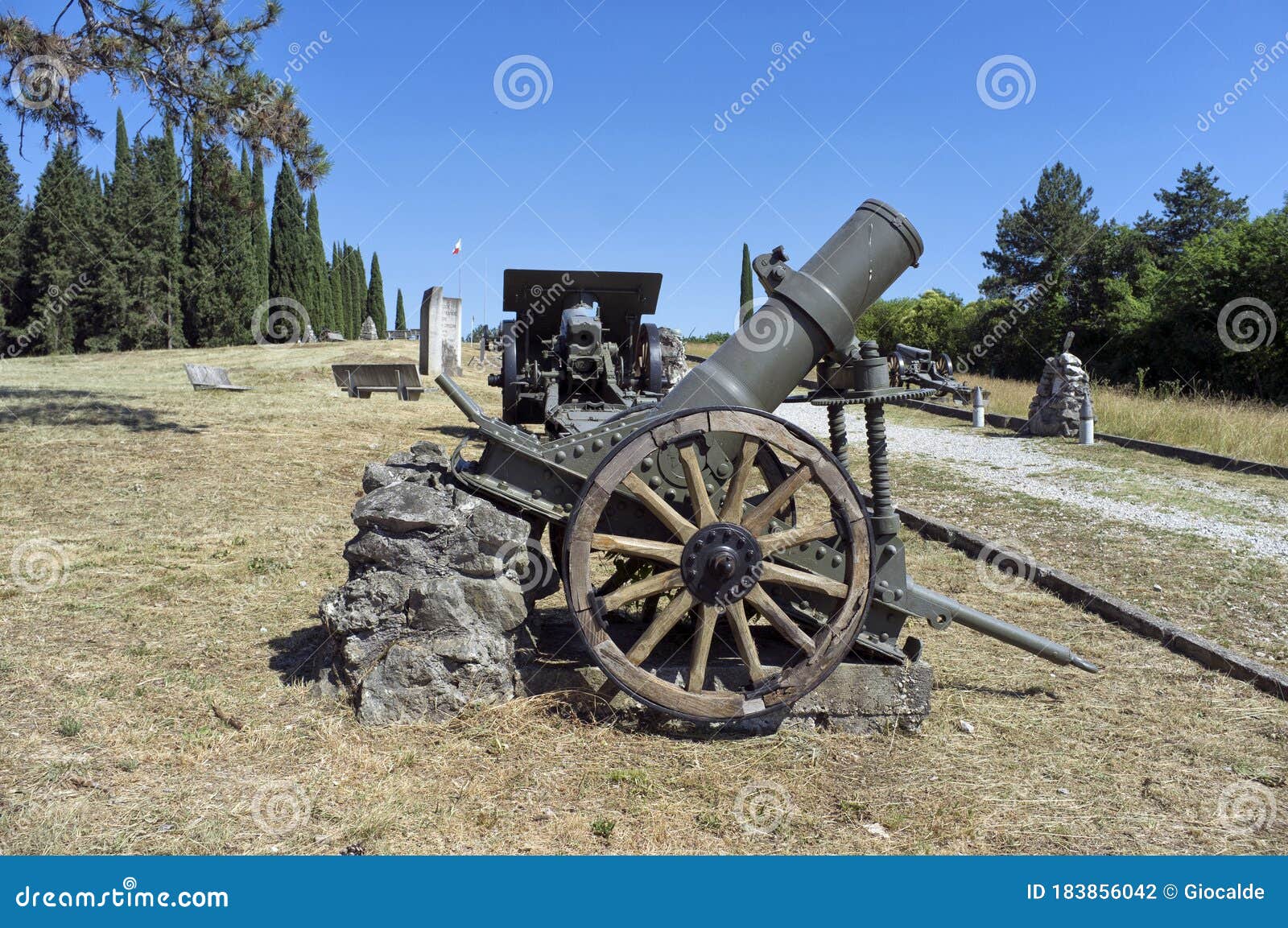 Cannons of the First World War Stock Photo - Image of armored, ancient ...