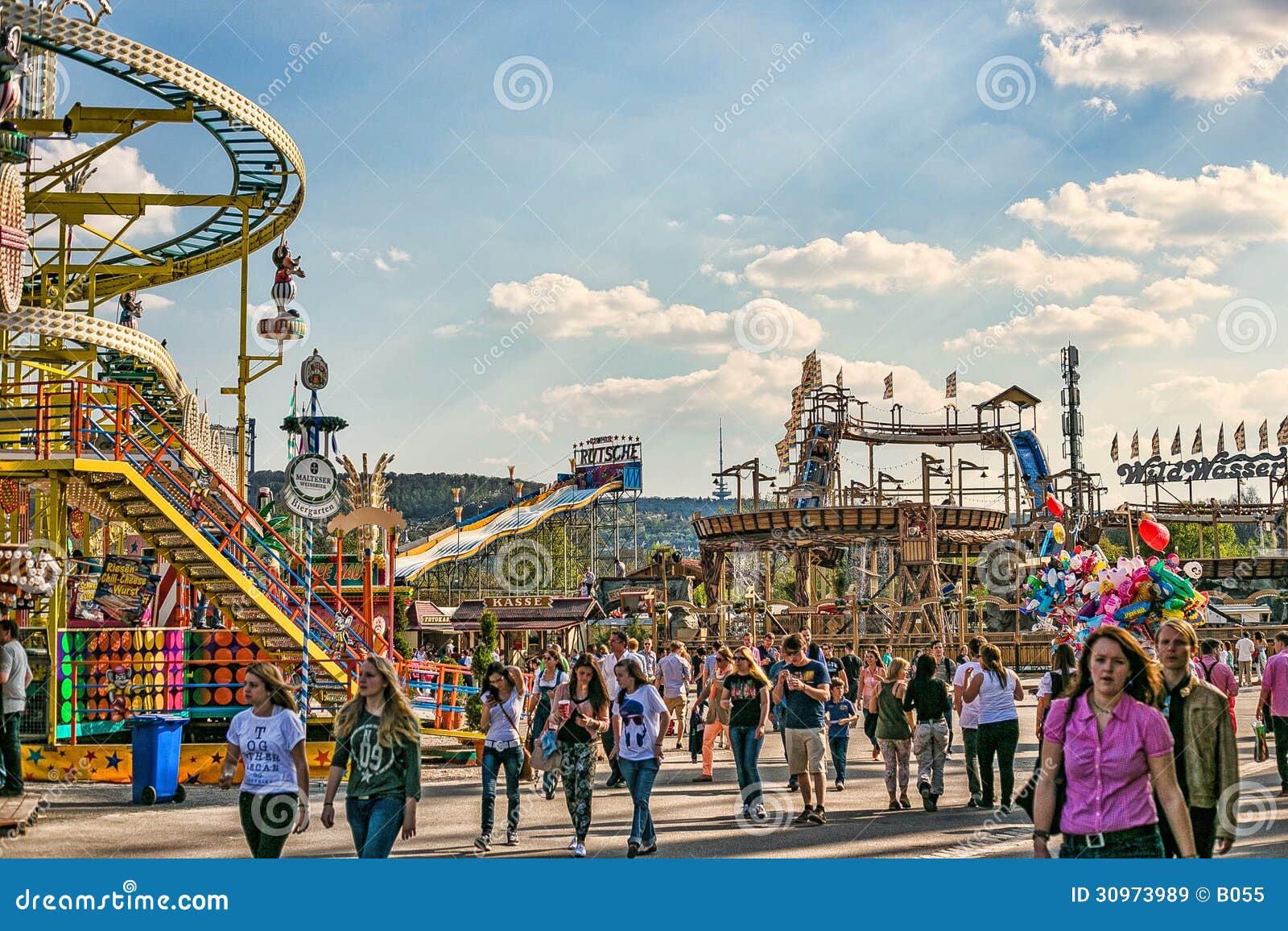 Cannstatter Wasen editorial stock image. Image of festival - 30973989