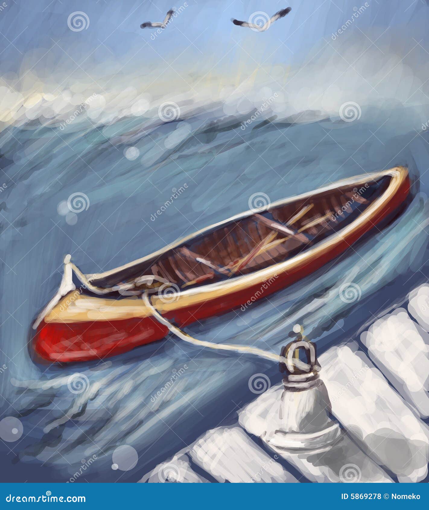 Canoe Digital Clip Art Vintage Boat In Isometry Style. Isometric Kayak ...