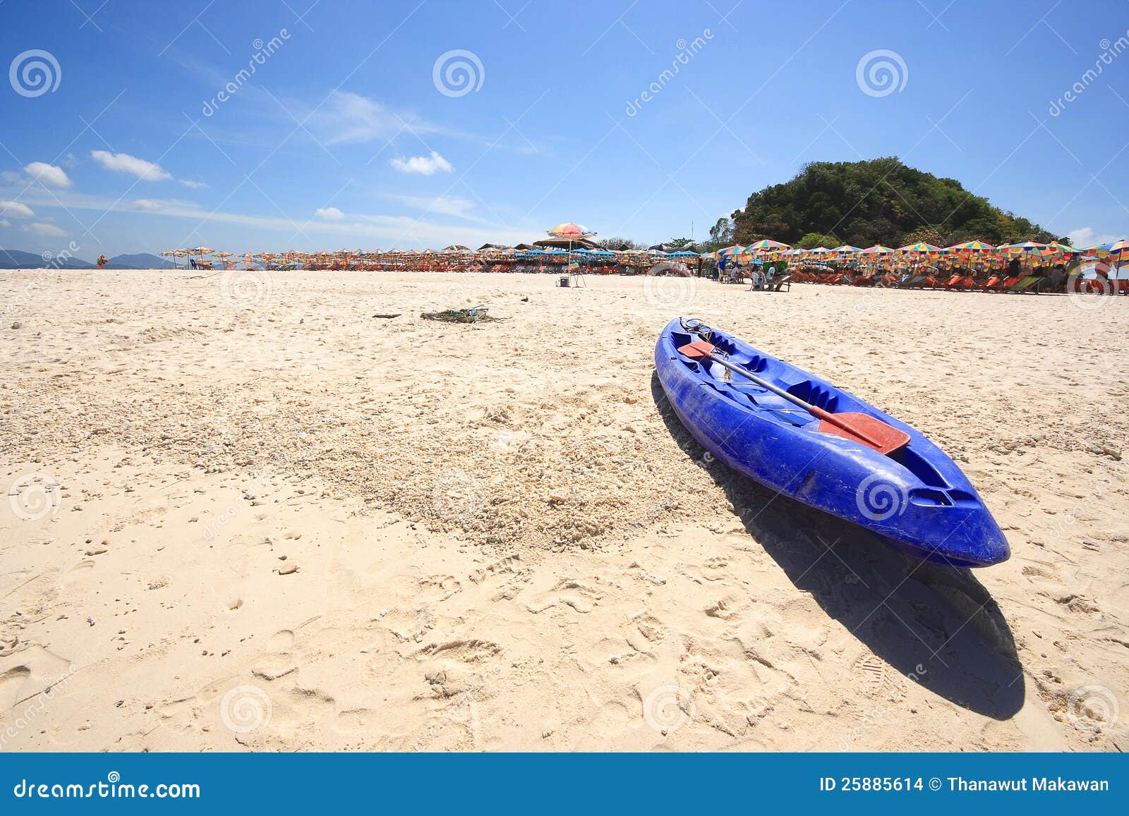 Canoe and Beach stock photo. Image of clear, coast, island - 25885614