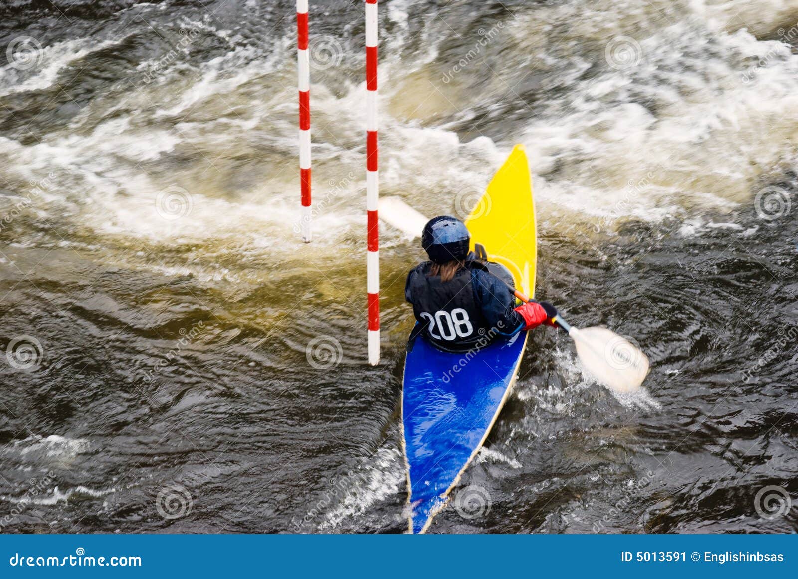 Canoe competition stock image. Image of color, action - 5013591