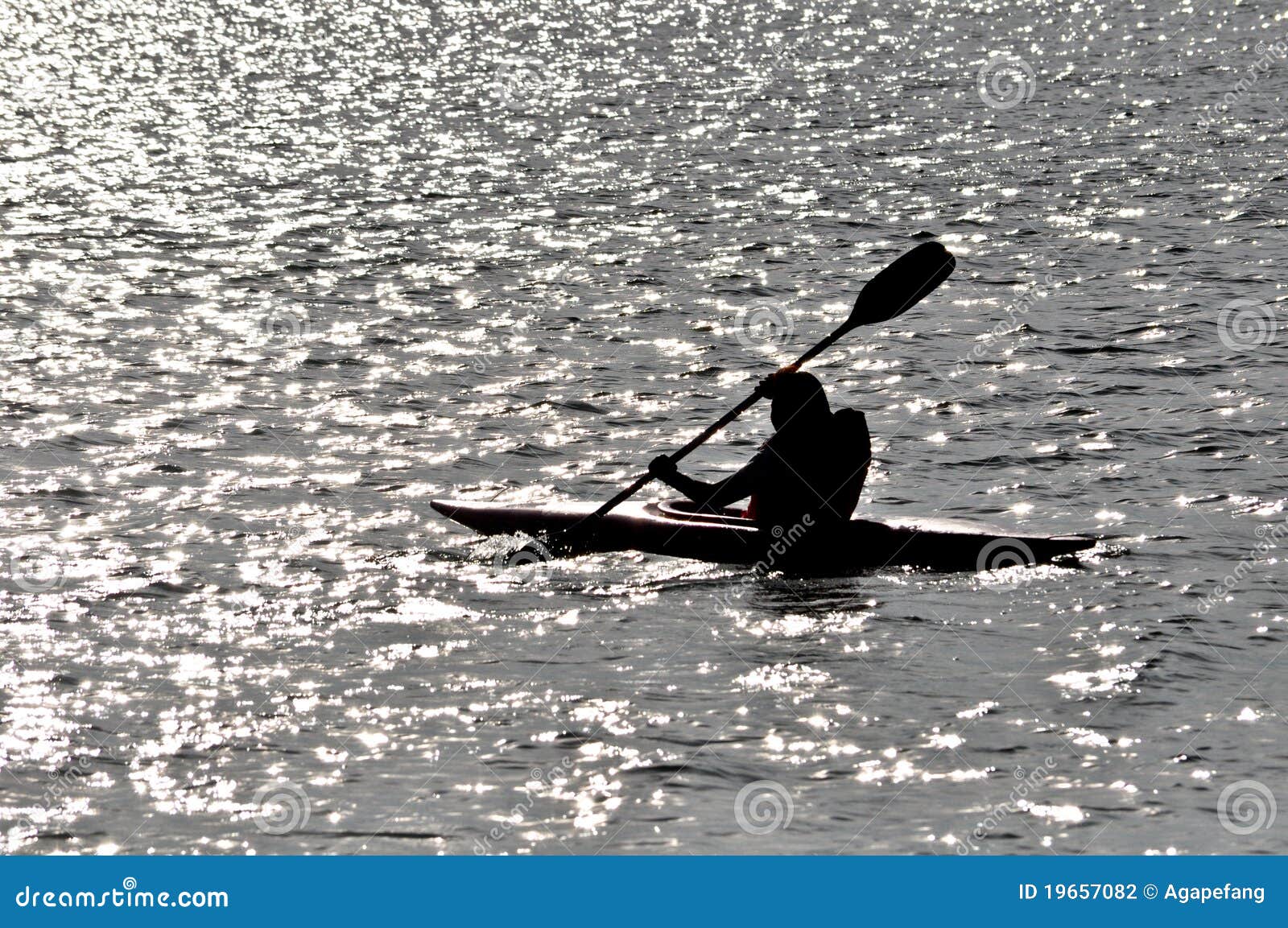 Canoe Kayak stock photo. Image of dusk, shadow, leisure - 19657082