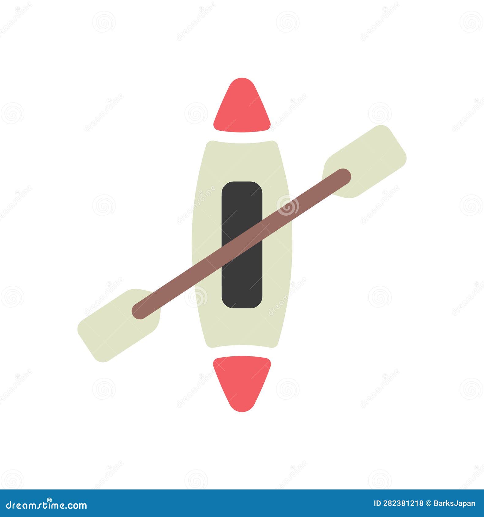 Canoe , Kayak Icon Illustration Stock Vector - Illustration of ...