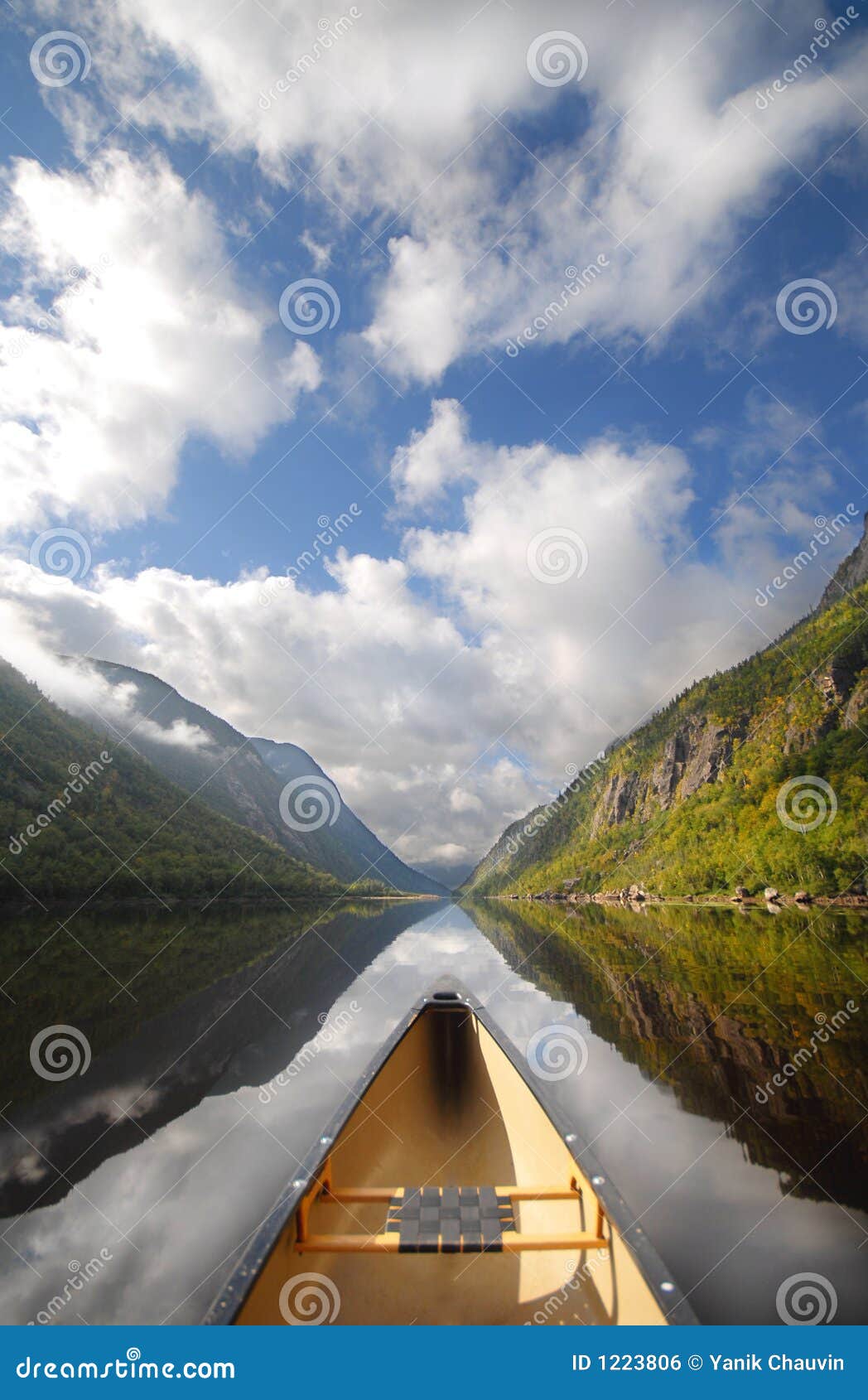 Canoe ride stock photo. Image of mountains, powerful, transportation ...
