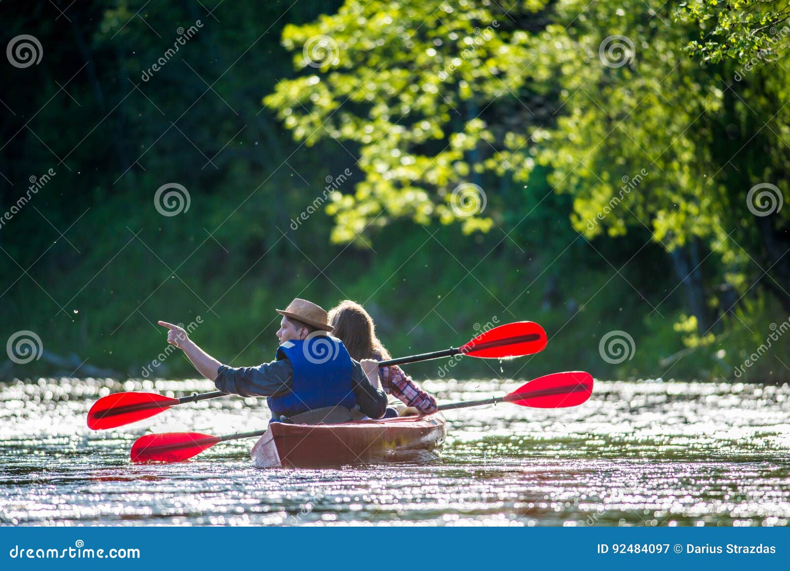 Canoe river stock image. Image of healthy, activity, cheerful - 92484097
