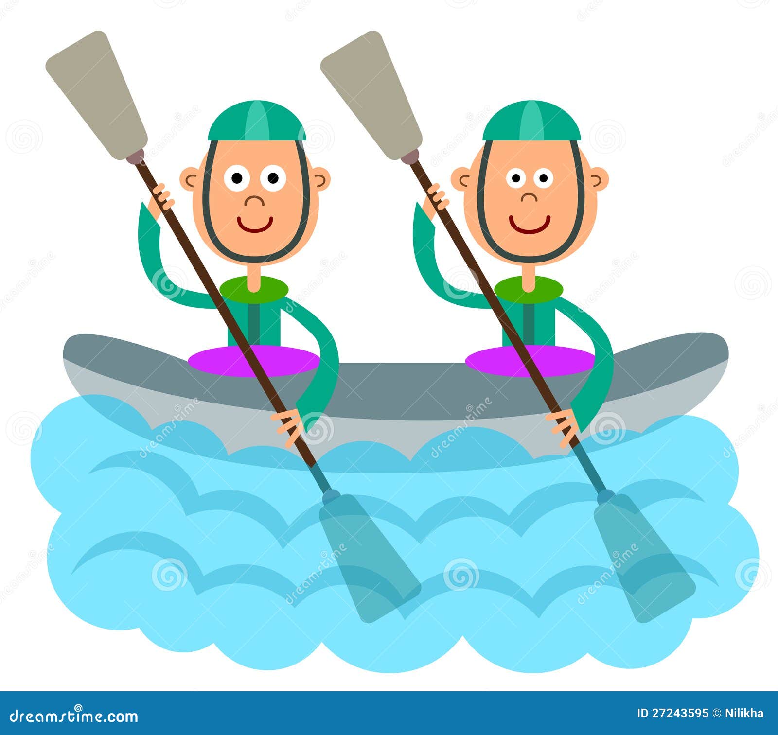Canoe sport stock illustration. Illustration of boat - 27243595
