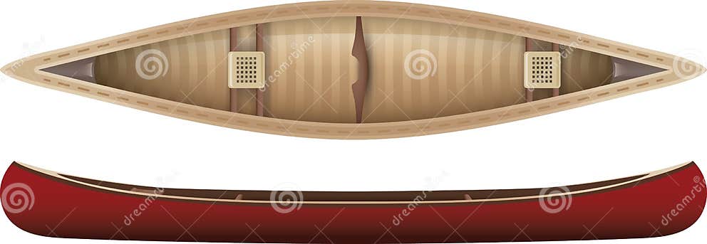 Canoe stock vector. Illustration of canoeing, water, vessel - 42788890