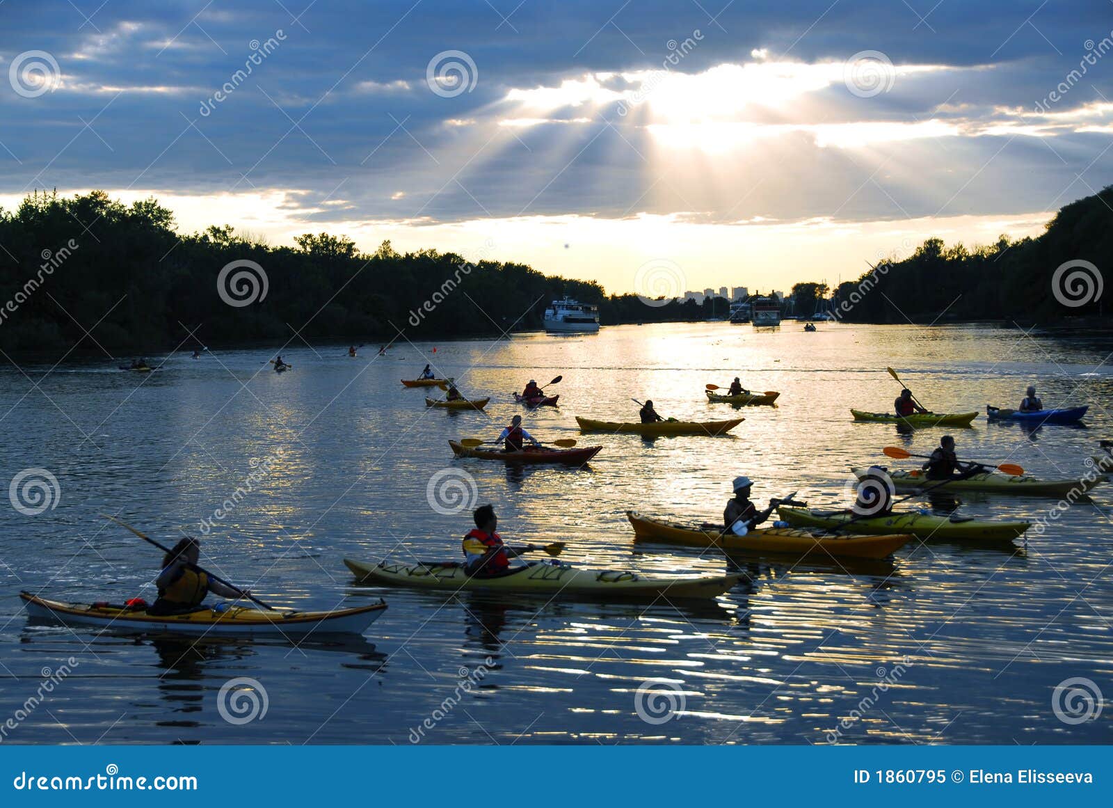 Canoeing stock image. Image of lifestyle, ocean, group - 1860795