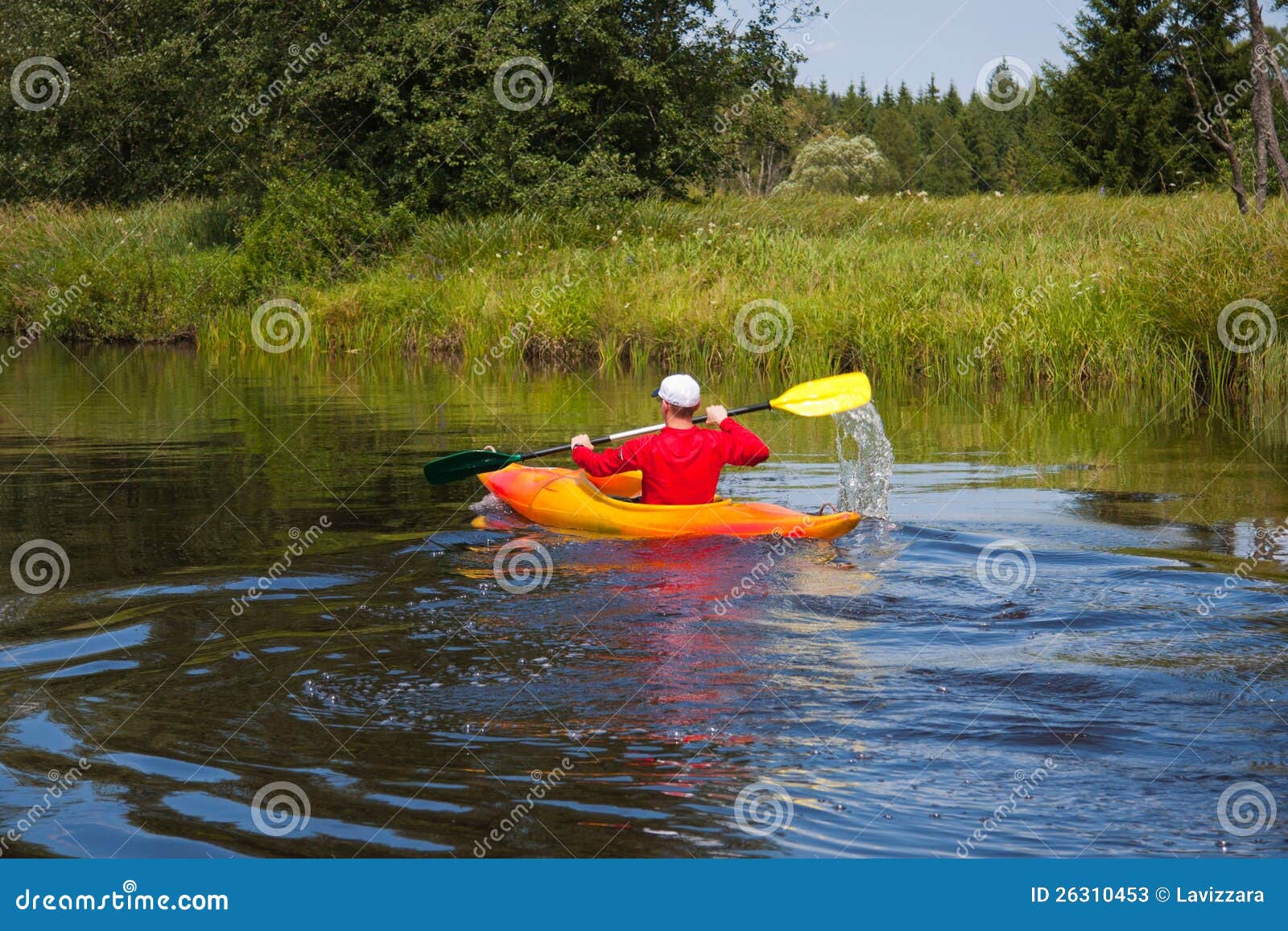Canoeing in the Bohemian Forest Stock Image - Image of sports, tour ...