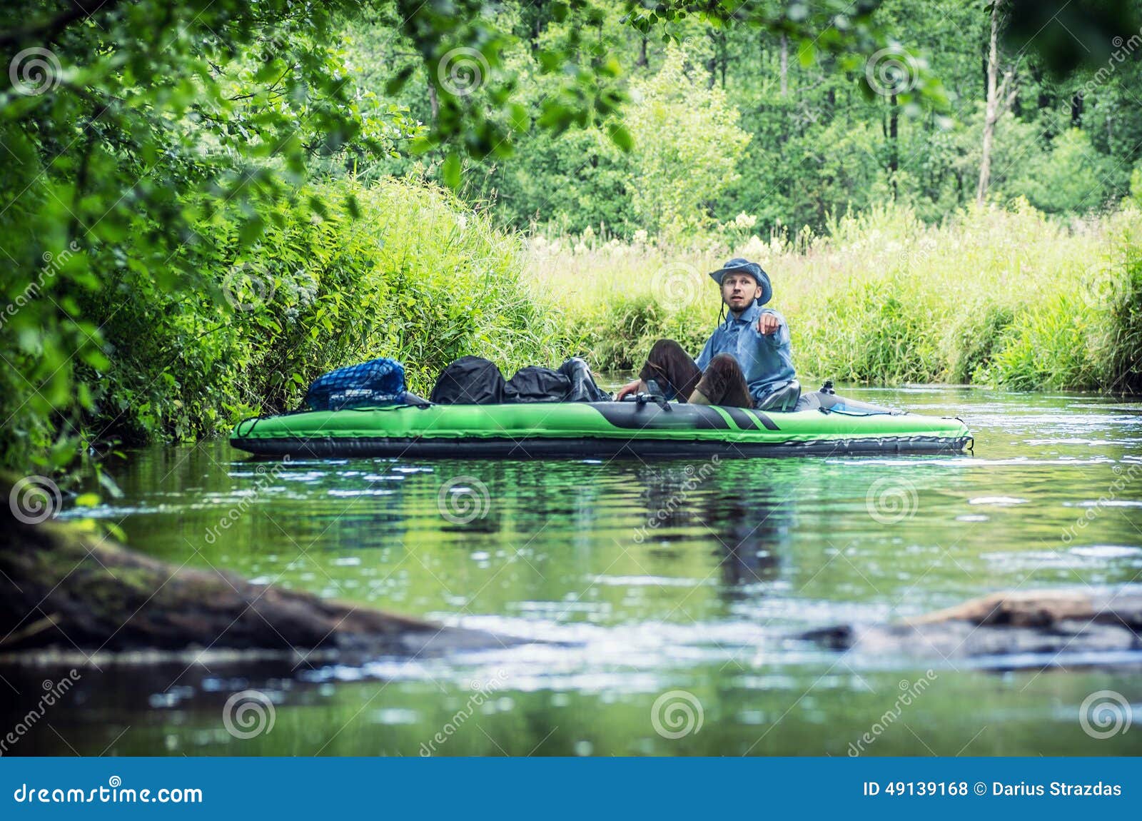 Canoeing with obstacles stock photo. Image of canoeing - 49139168