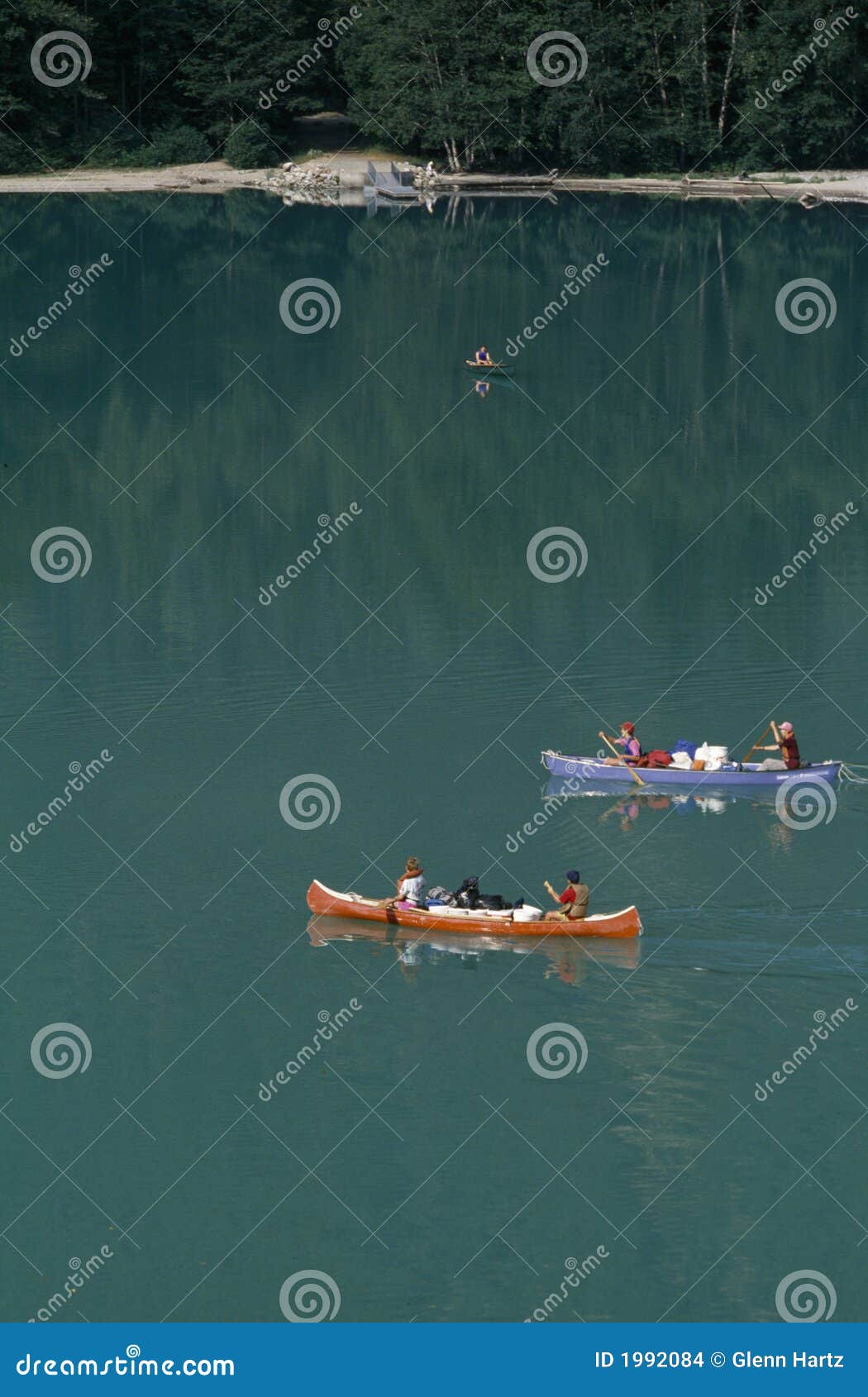 Canoes on Lake Diablo stock photo. Image of lake, cascades - 1992084