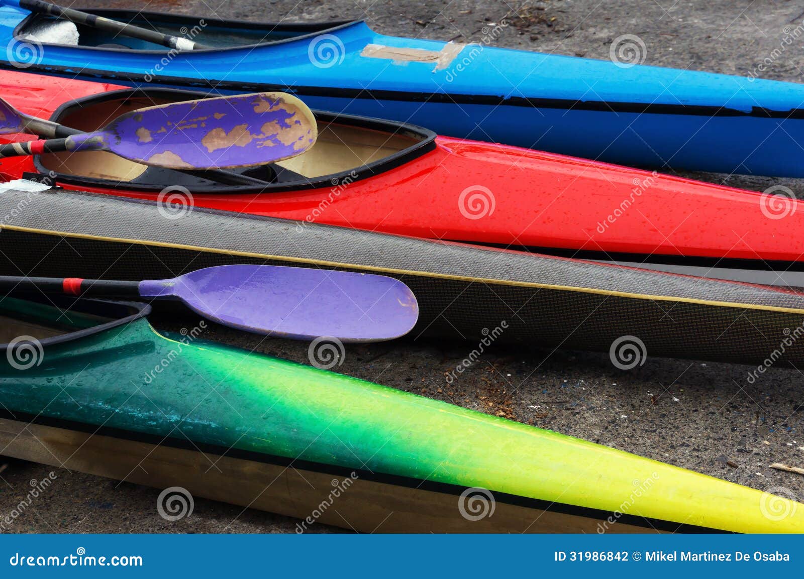 Canoes stock photo. Image of recreational, canoe, nautical - 31986842