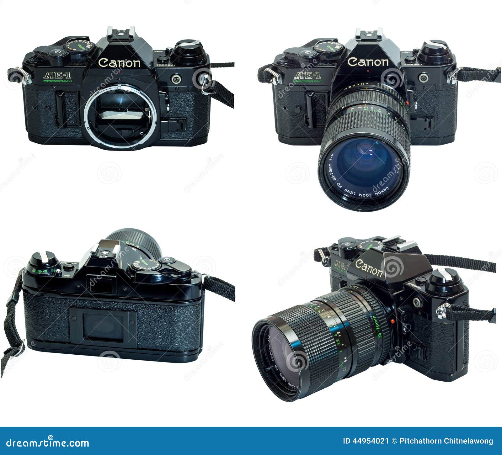 Canon AE-1 Program Isolation in Multiple View Editorial Photo - Image ...