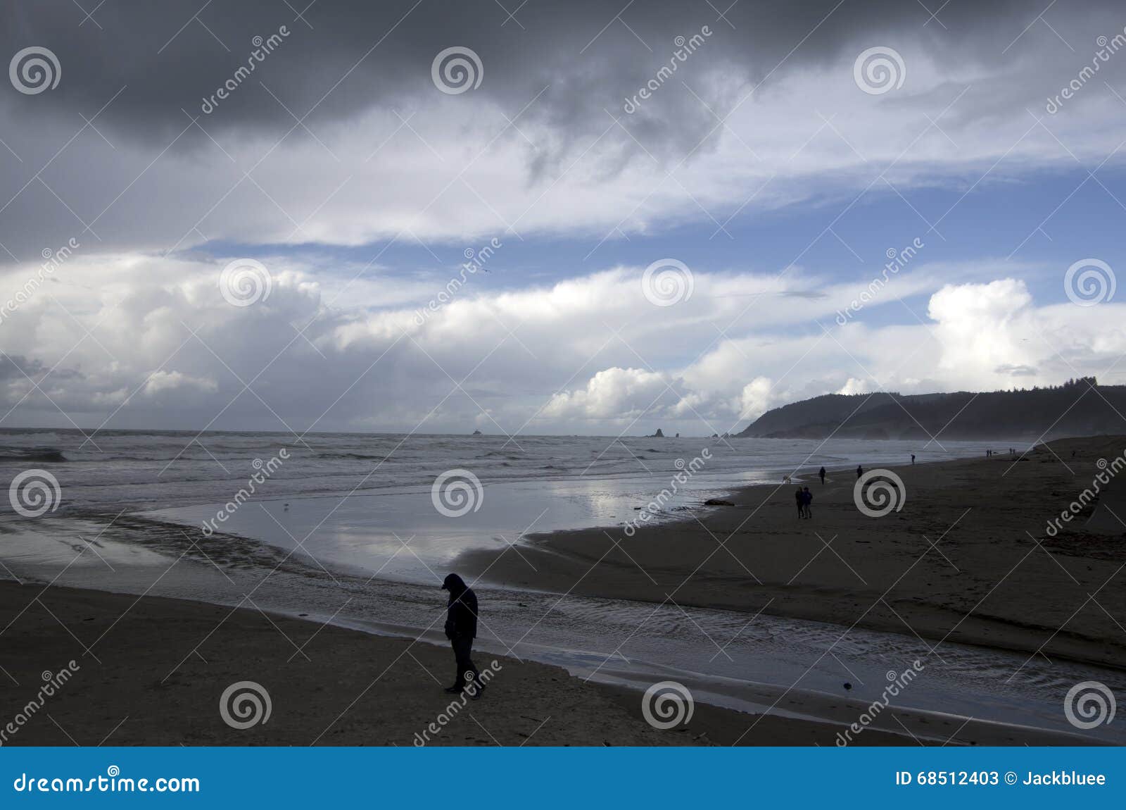 Canon Beach spring stock image. Image of windy, relaxation - 68512403