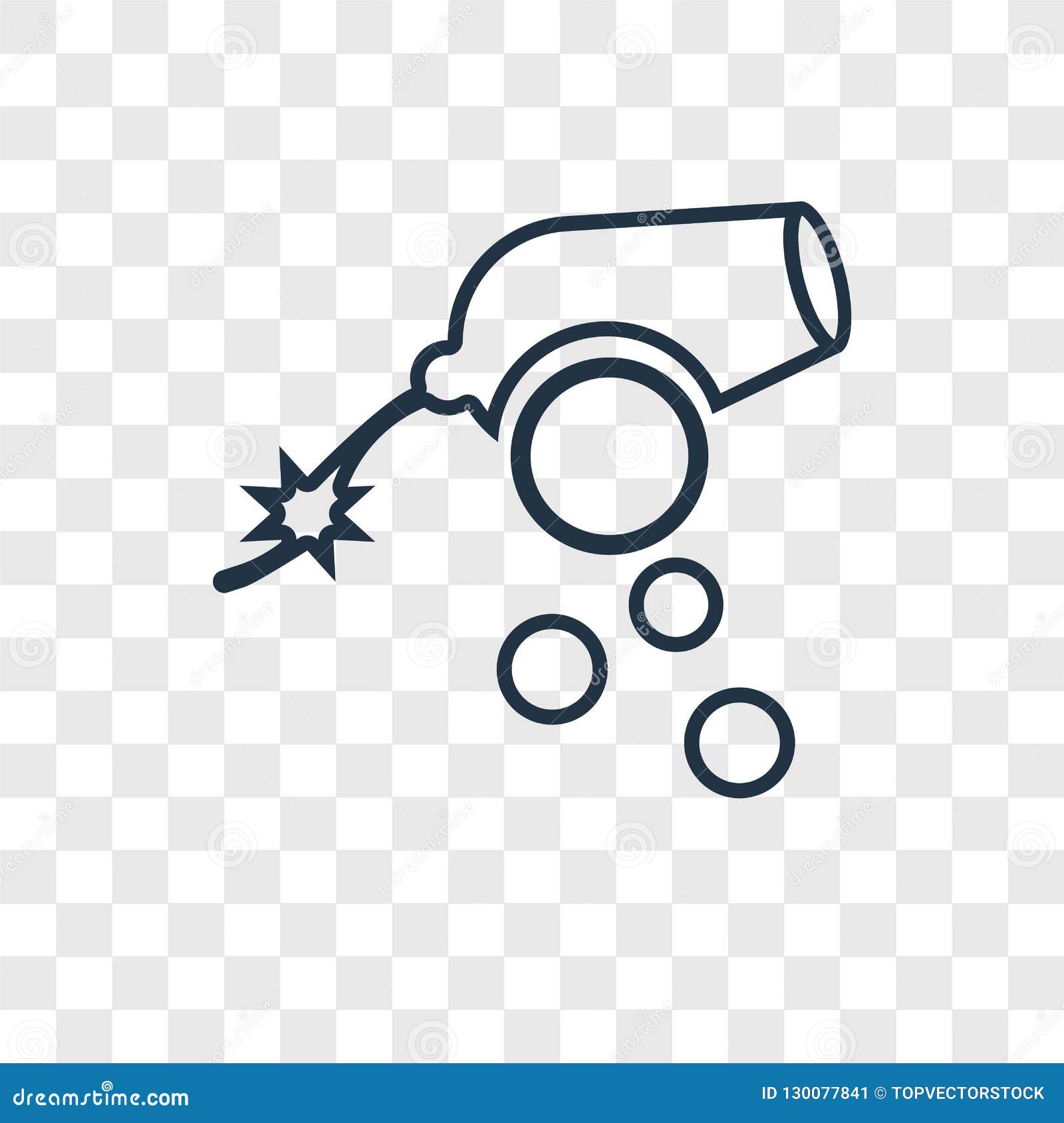 Canon Concept Vector Linear Icon Isolated on Transparent Background ...