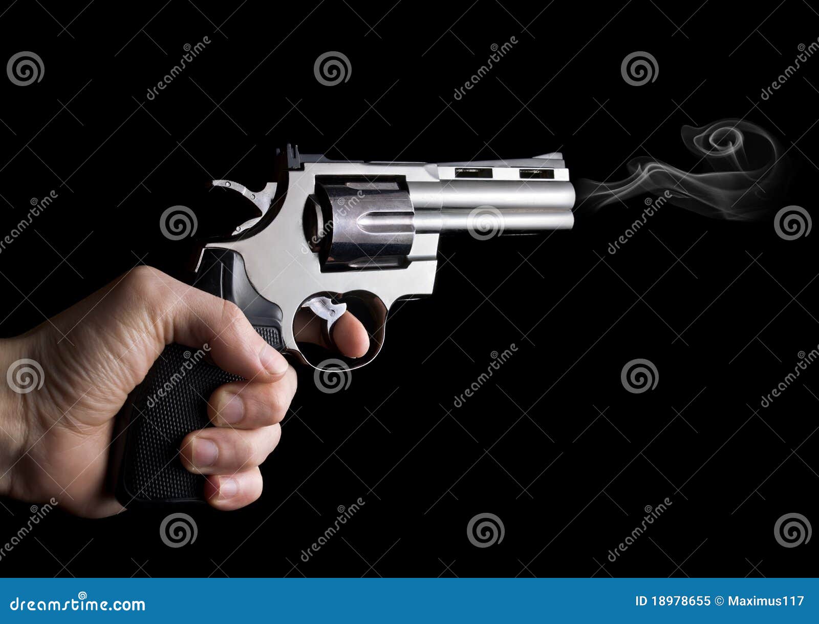 Canon De Revolver Disponible Image stock - Image du balle, police: 18978655