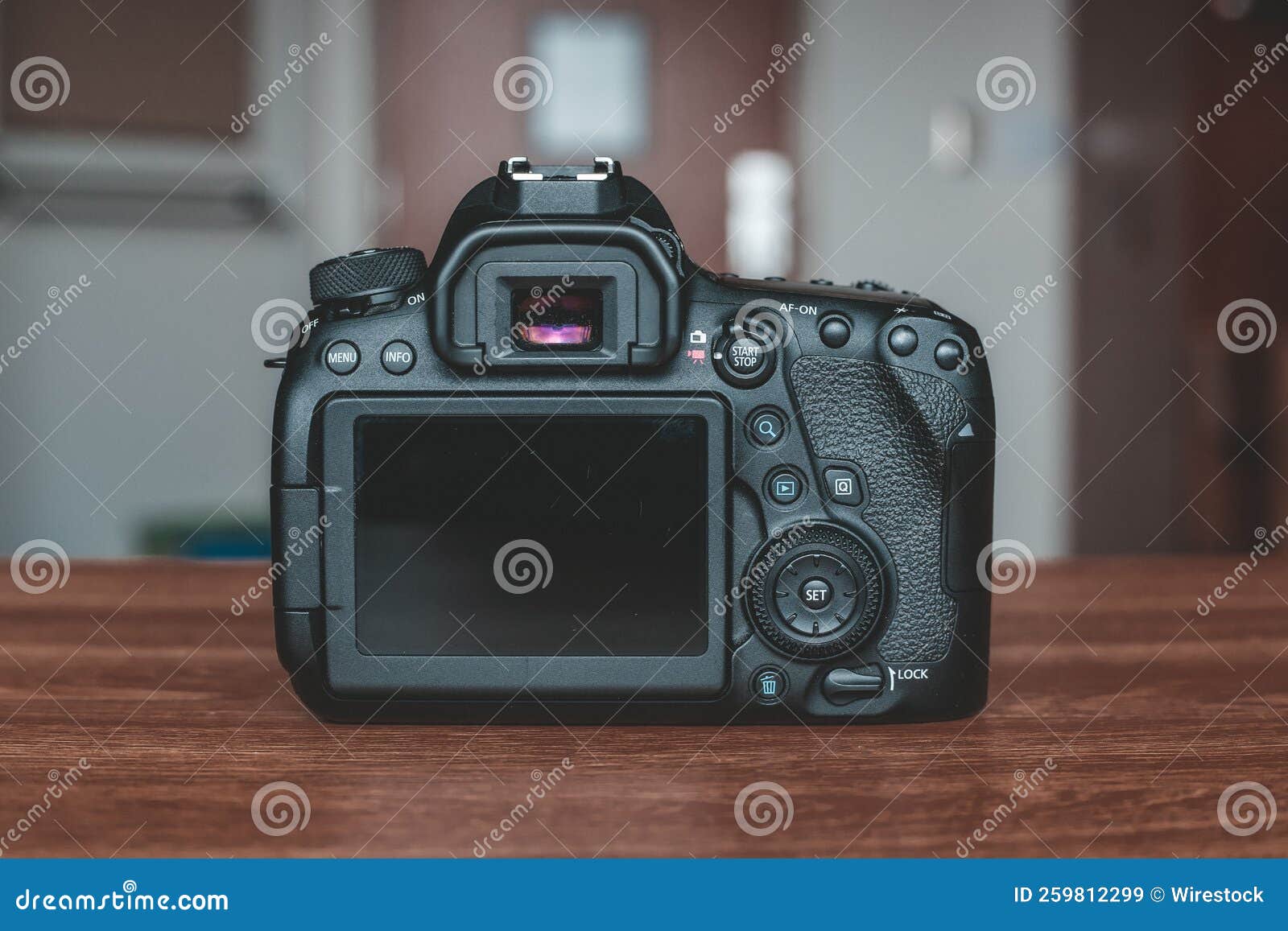 Canon EOS 6d Mark II editorial stock image. Image of wooden - 259812299