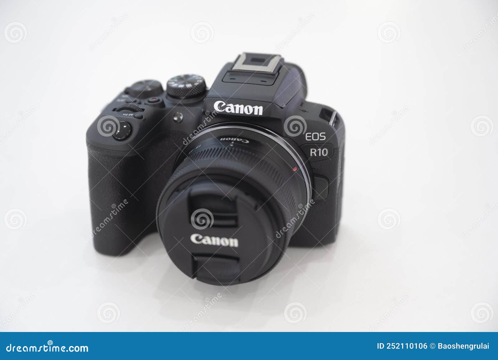 Canon R10 Camera with 18-45mm Focal Length Lens Editorial Photo - Image ...