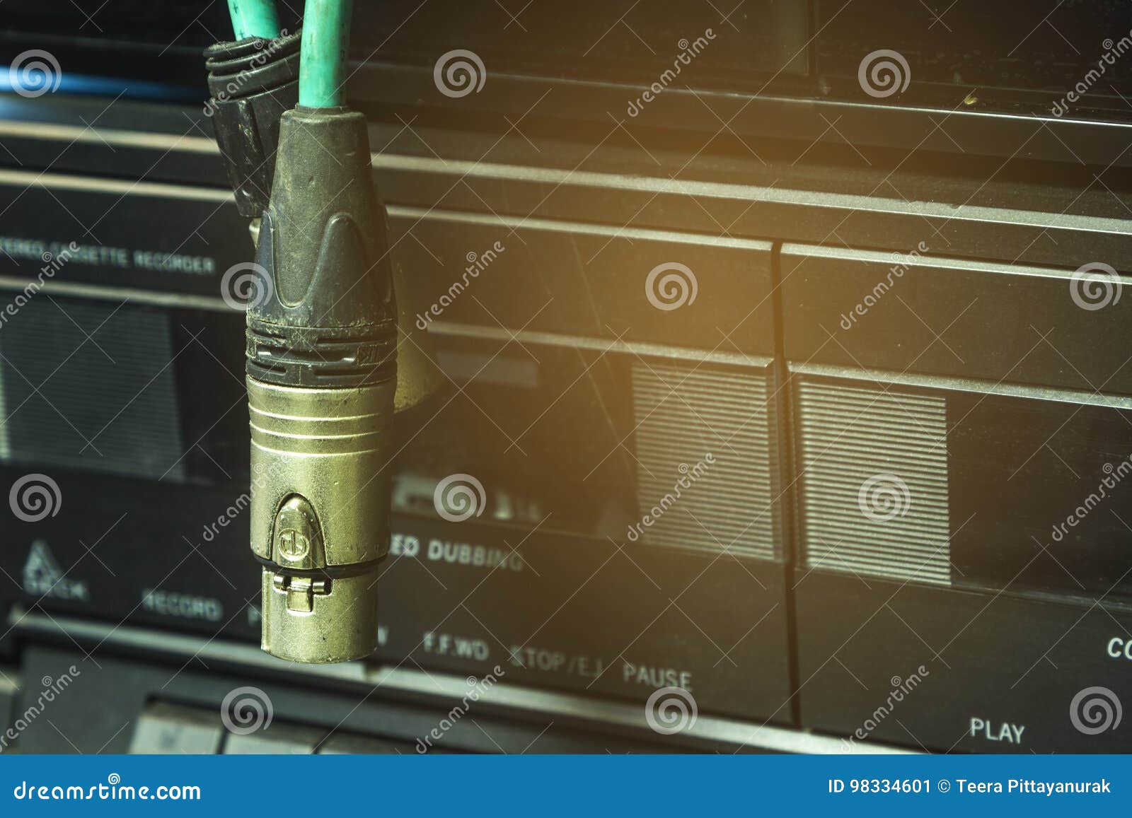 Canon Jack stock image. Image of plug, power, audio, connector - 98334601