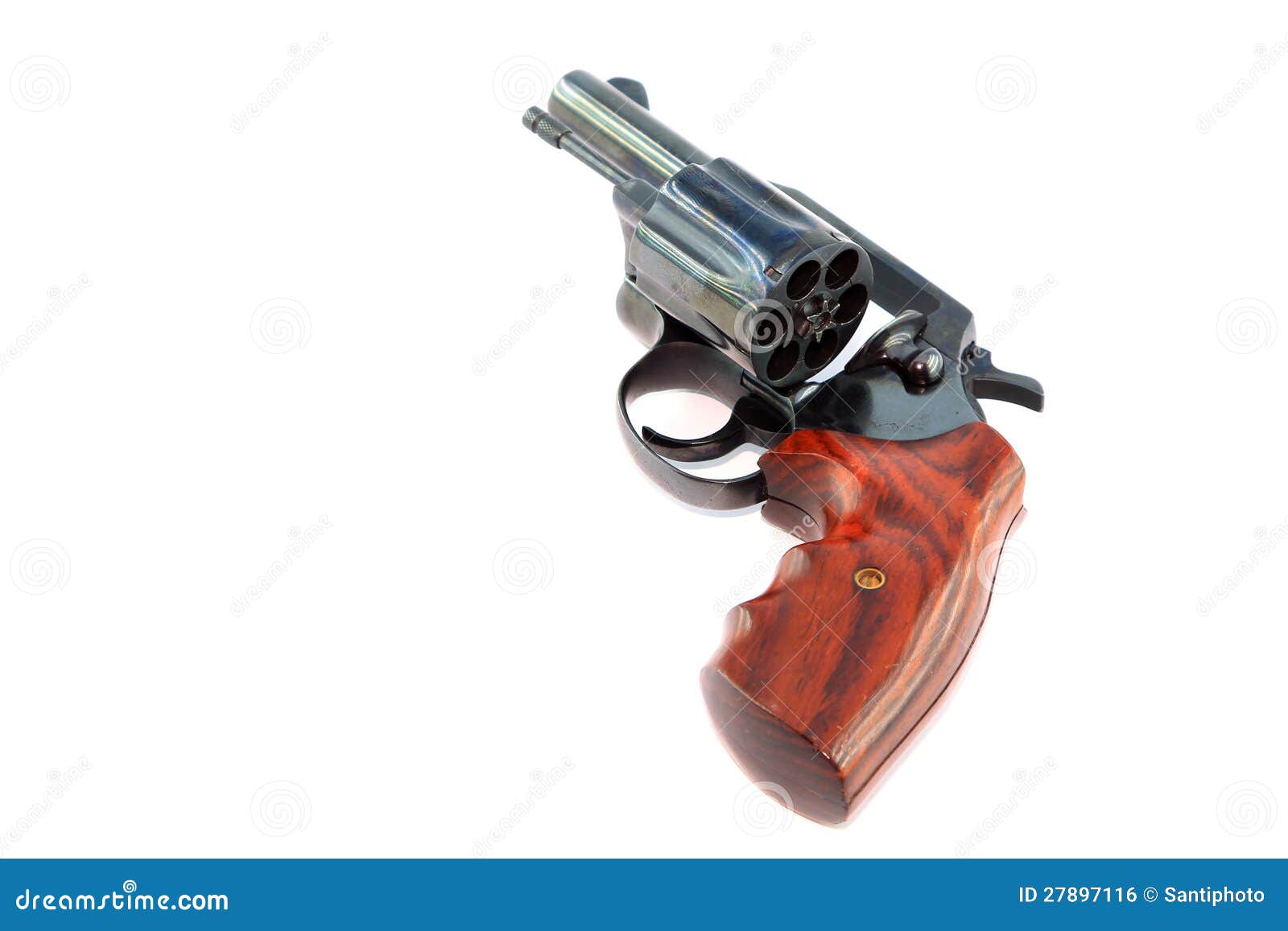 Canon noir de revolver photo stock. Image du horizontal - 27897116