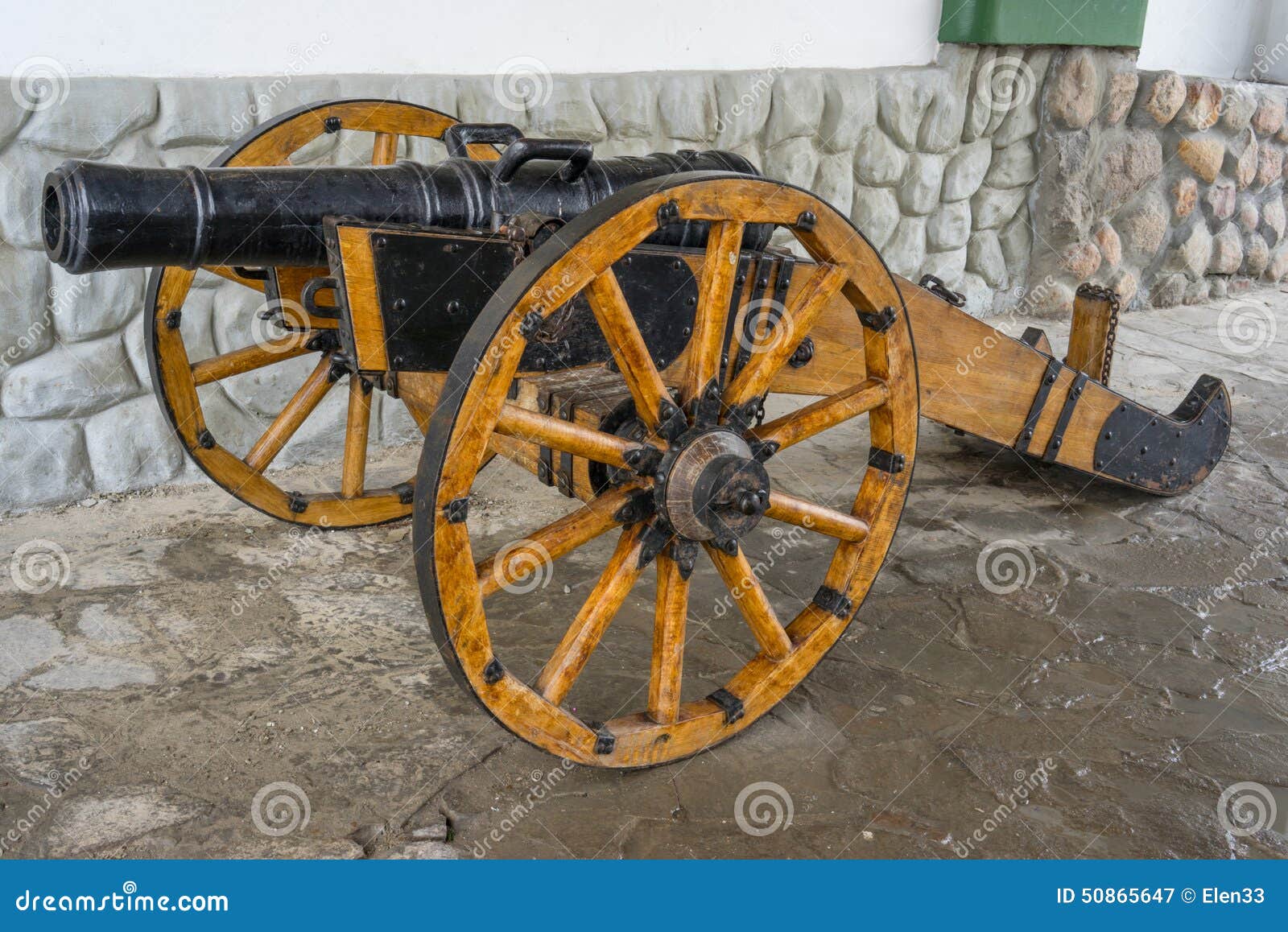 Canon stock image. Image of aged, barrel, gunnery, ancient - 50865647