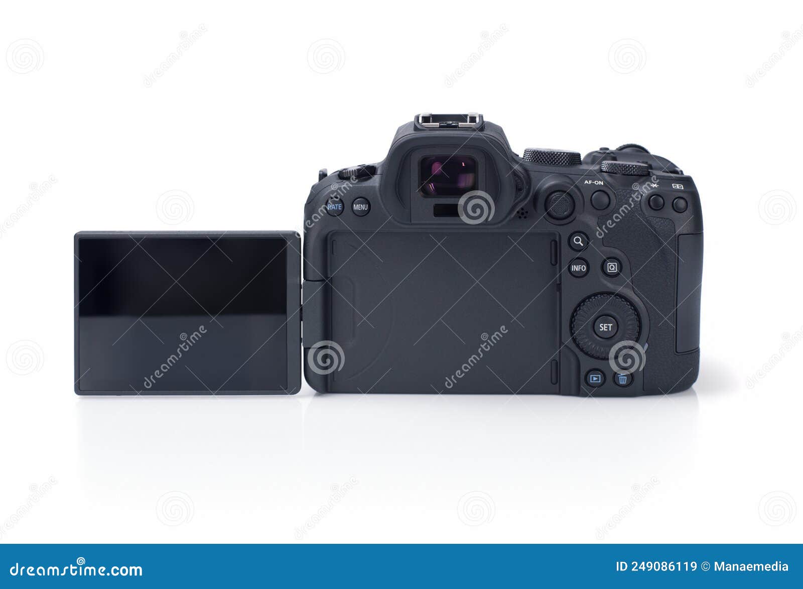 Canon R6 Full Frame Mirrorless Camera on White Background Editorial ...