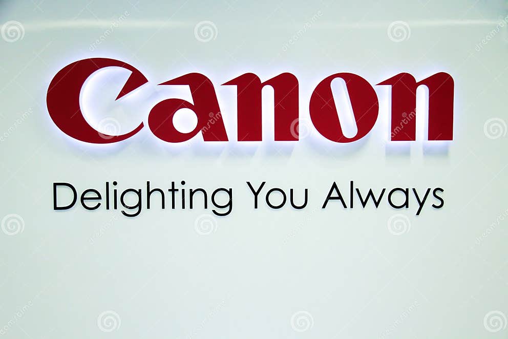 Canon Sign editorial photo. Image of customer, signs - 26265356