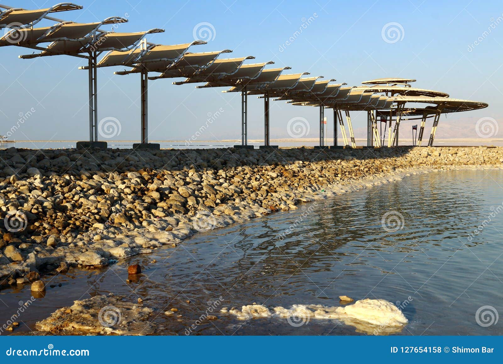 Canopy by the sea stock photo. Image of tranquility - 127654158