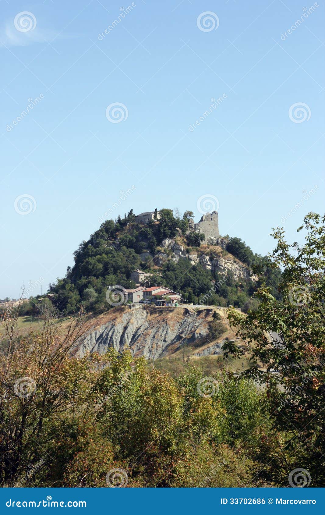 Canossa stock photo. Image of matilde, town, italy, village - 33702686