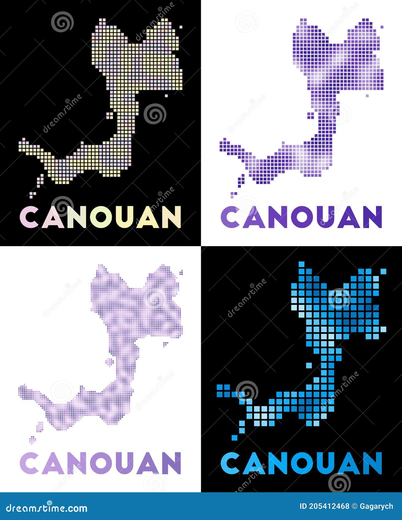 Canouan map. stock vector. Illustration of isolated - 205412468