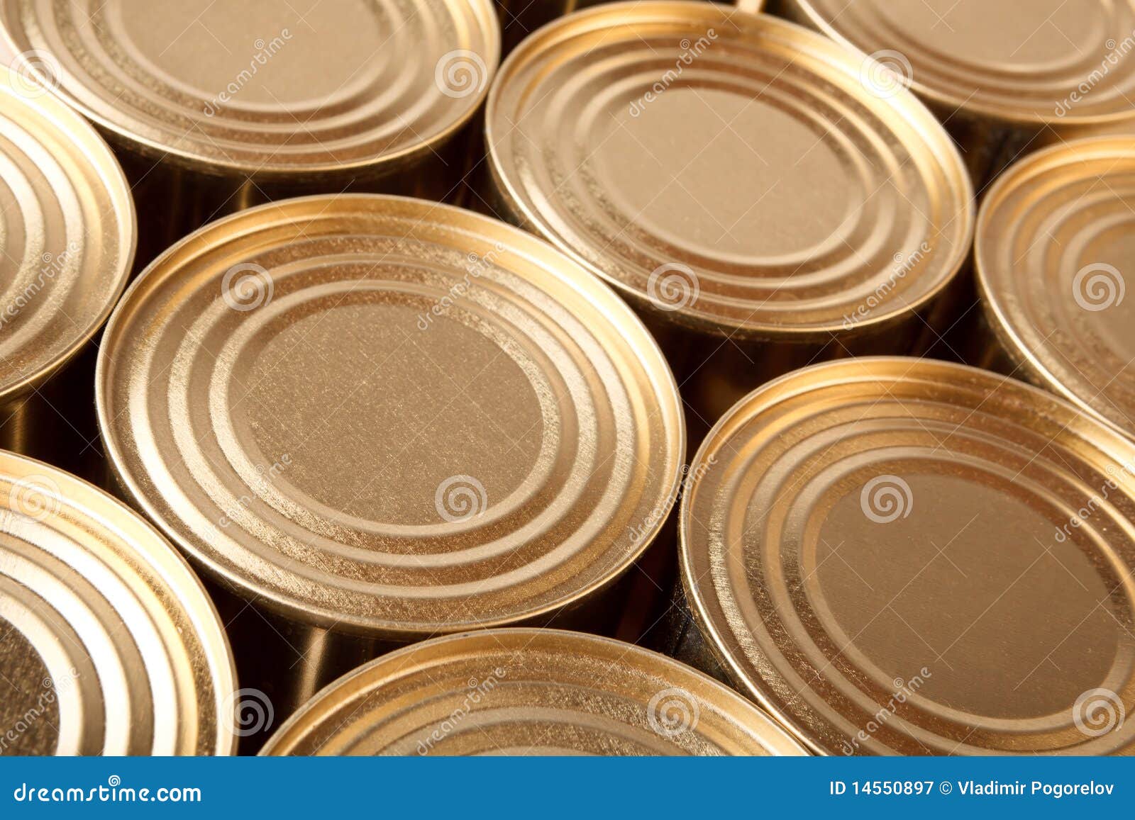 Cans stock image. Image of comestibles, metallic, canned - 14550897