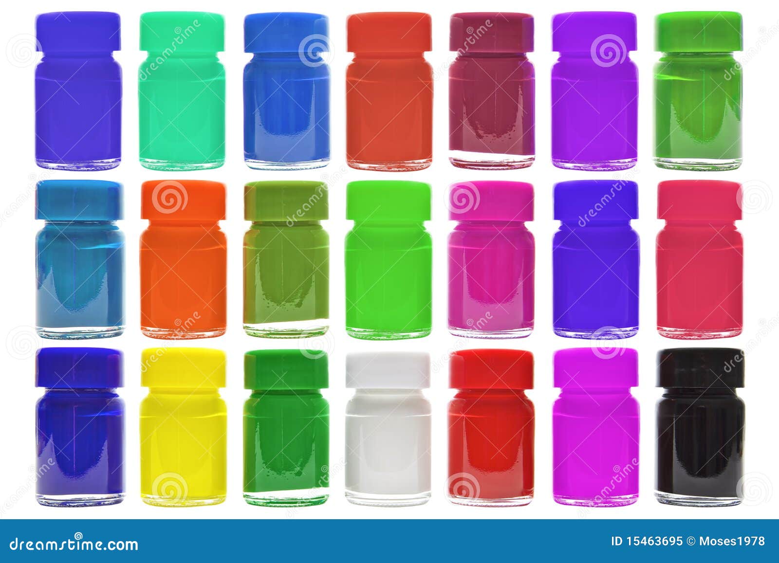 Cans with bright colors stock image. Image of creativity - 15463695