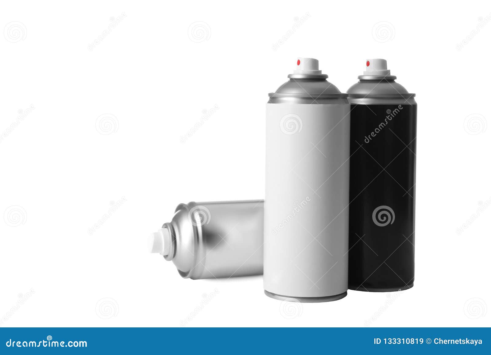 Cans of Different Spray Paints Stock Image - Image of pigment, blank ...