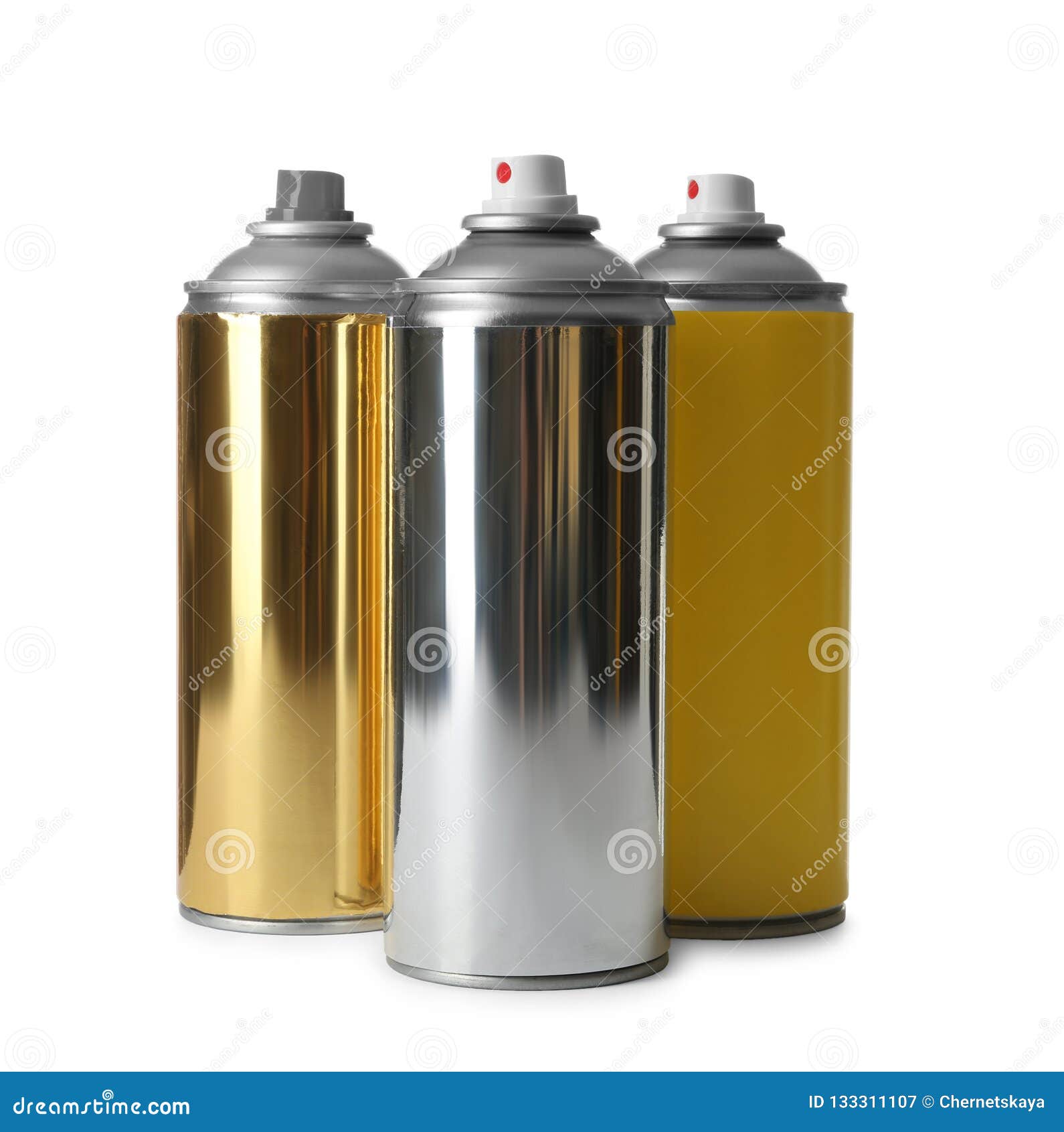 Cans of Different Spray Paints Stock Image - Image of pigment ...