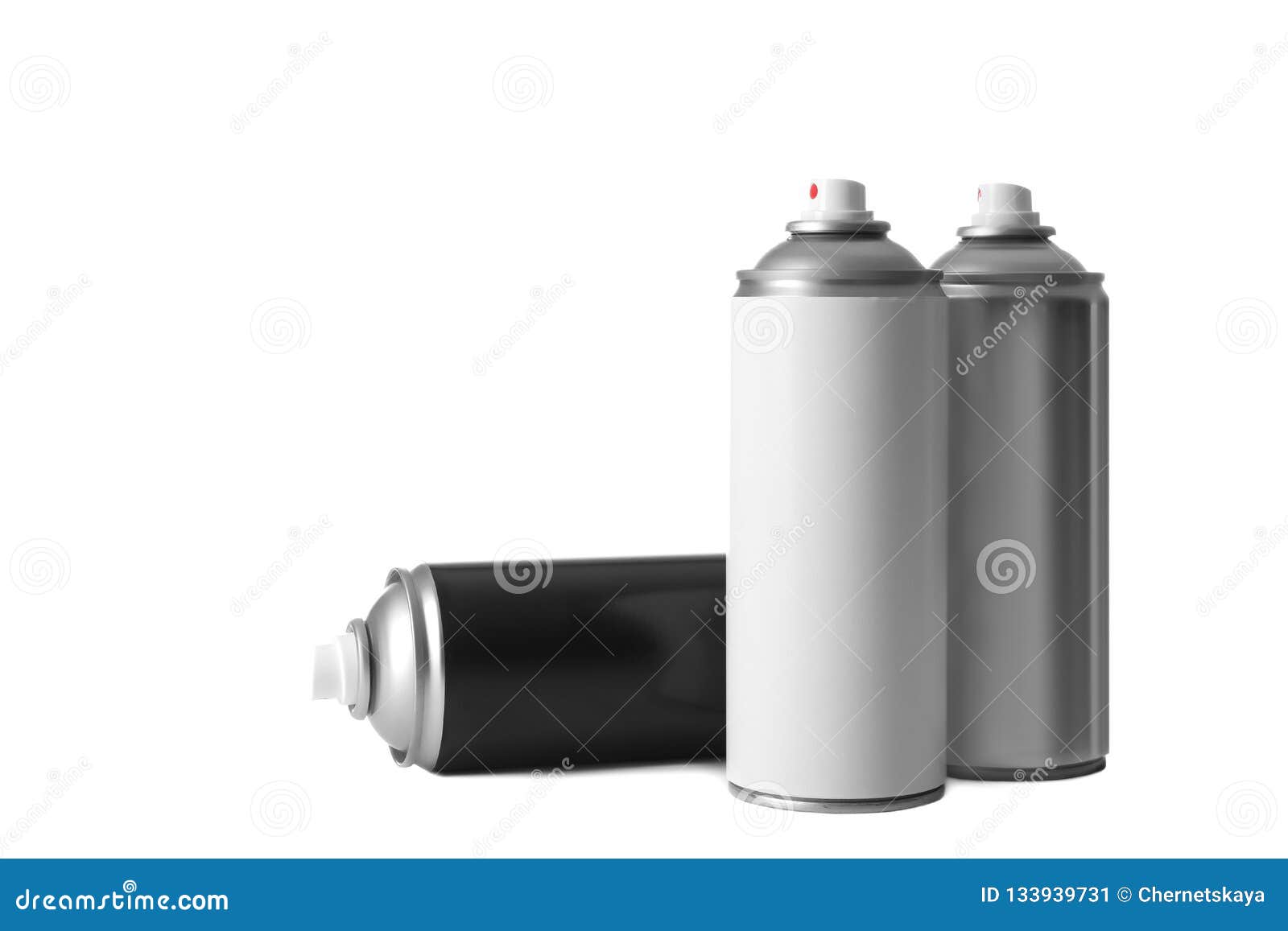 Cans of Different Spray Paints Stock Image - Image of graphic, minimal ...