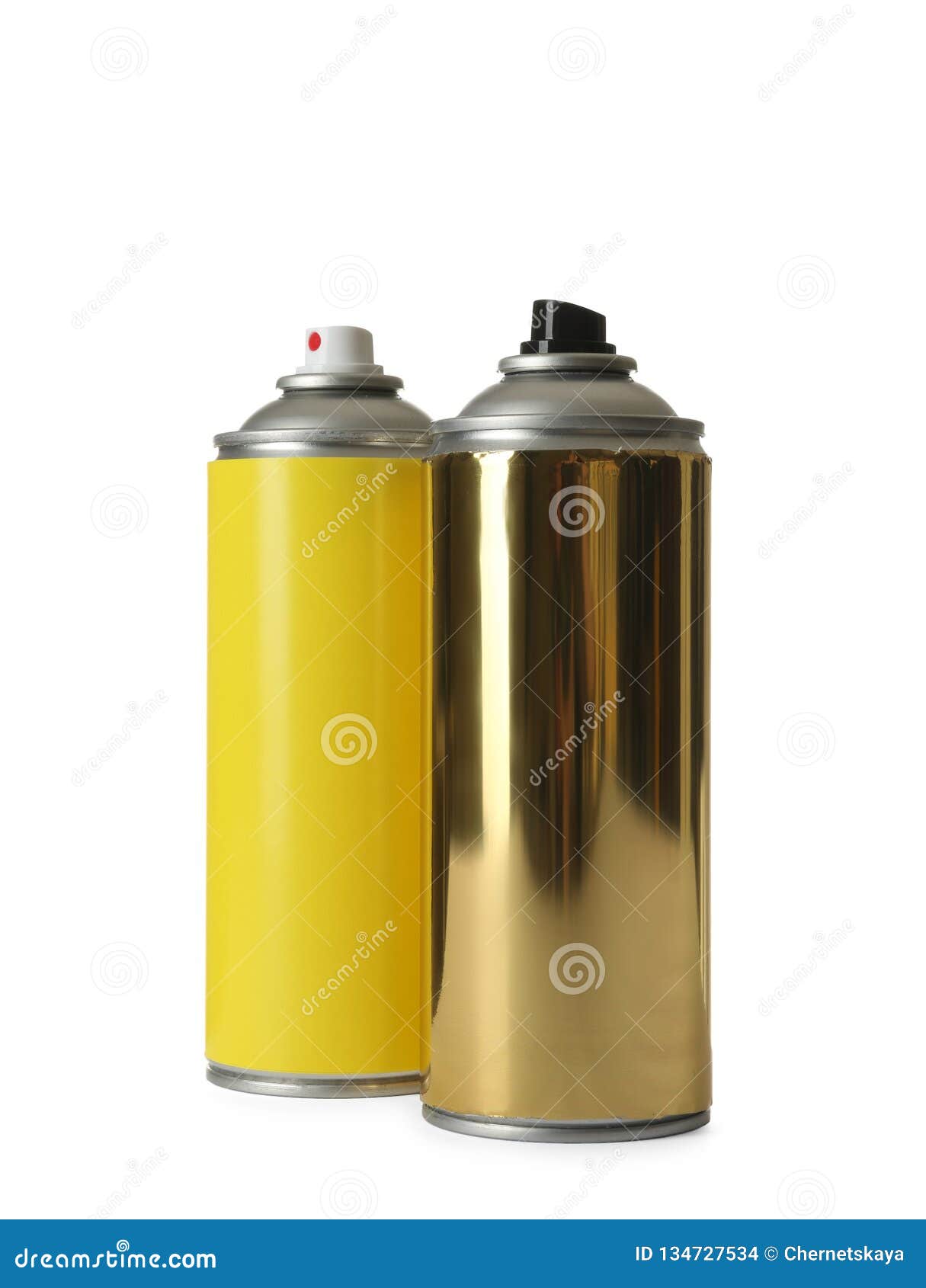 Cans of Different Spray Paints Stock Photo - Image of decor, container ...