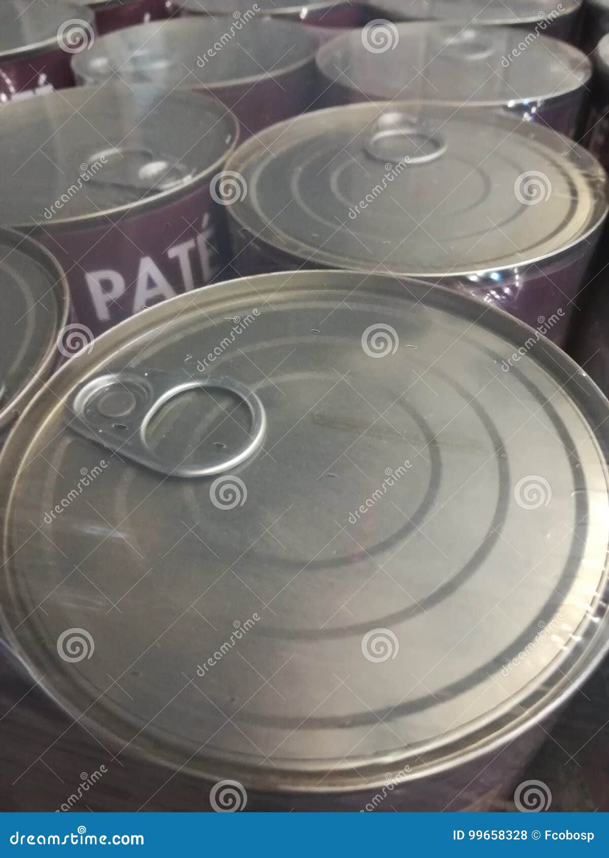 Cans packaged stock photo. Image of ready, tableware - 99658328