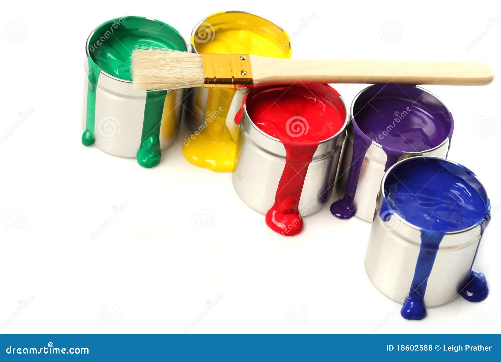 Cans of paint stock photo. Image of container, paint - 18602588