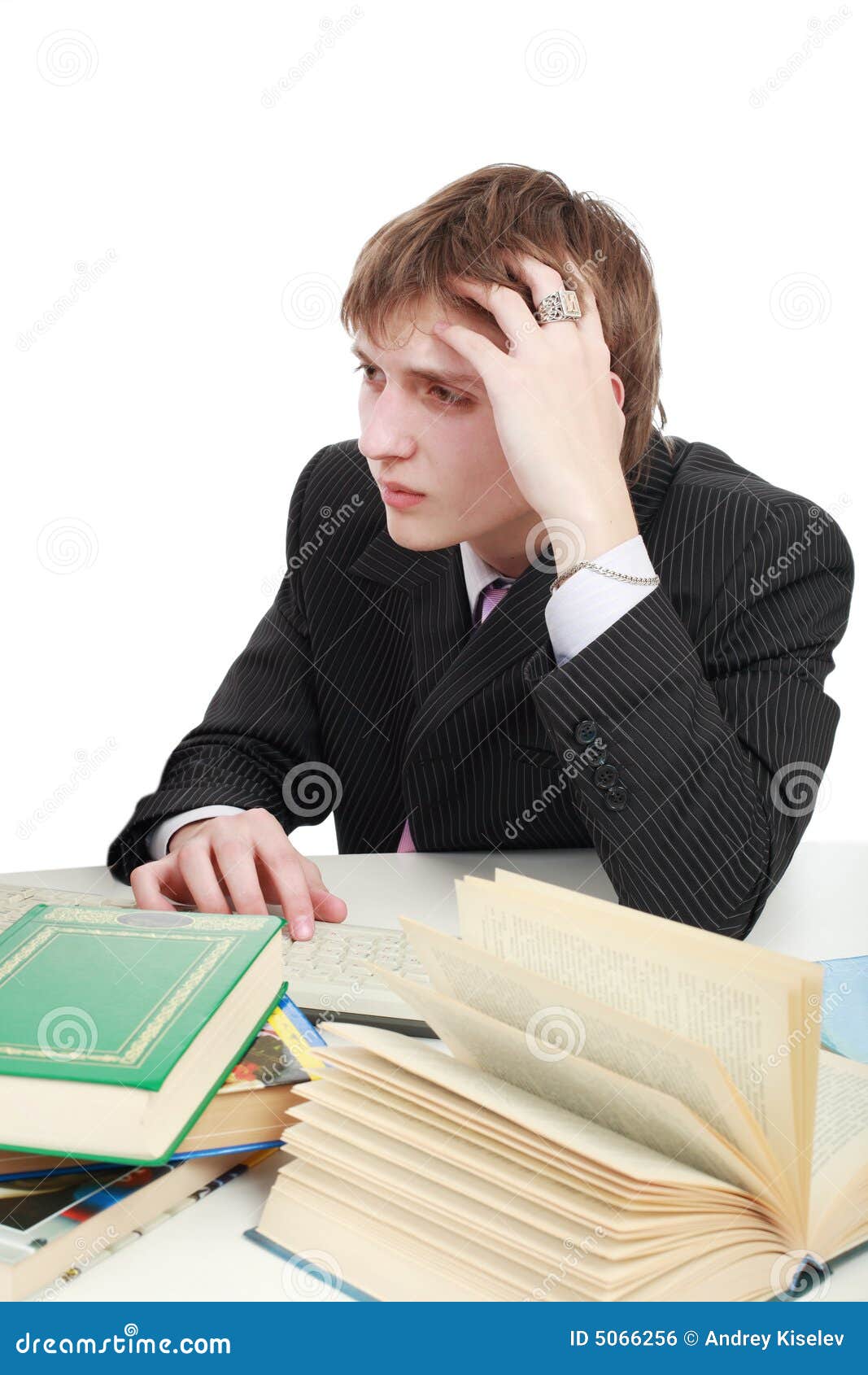 Cansado foto de archivo. Imagen de conocimiento, individuo - 5066256