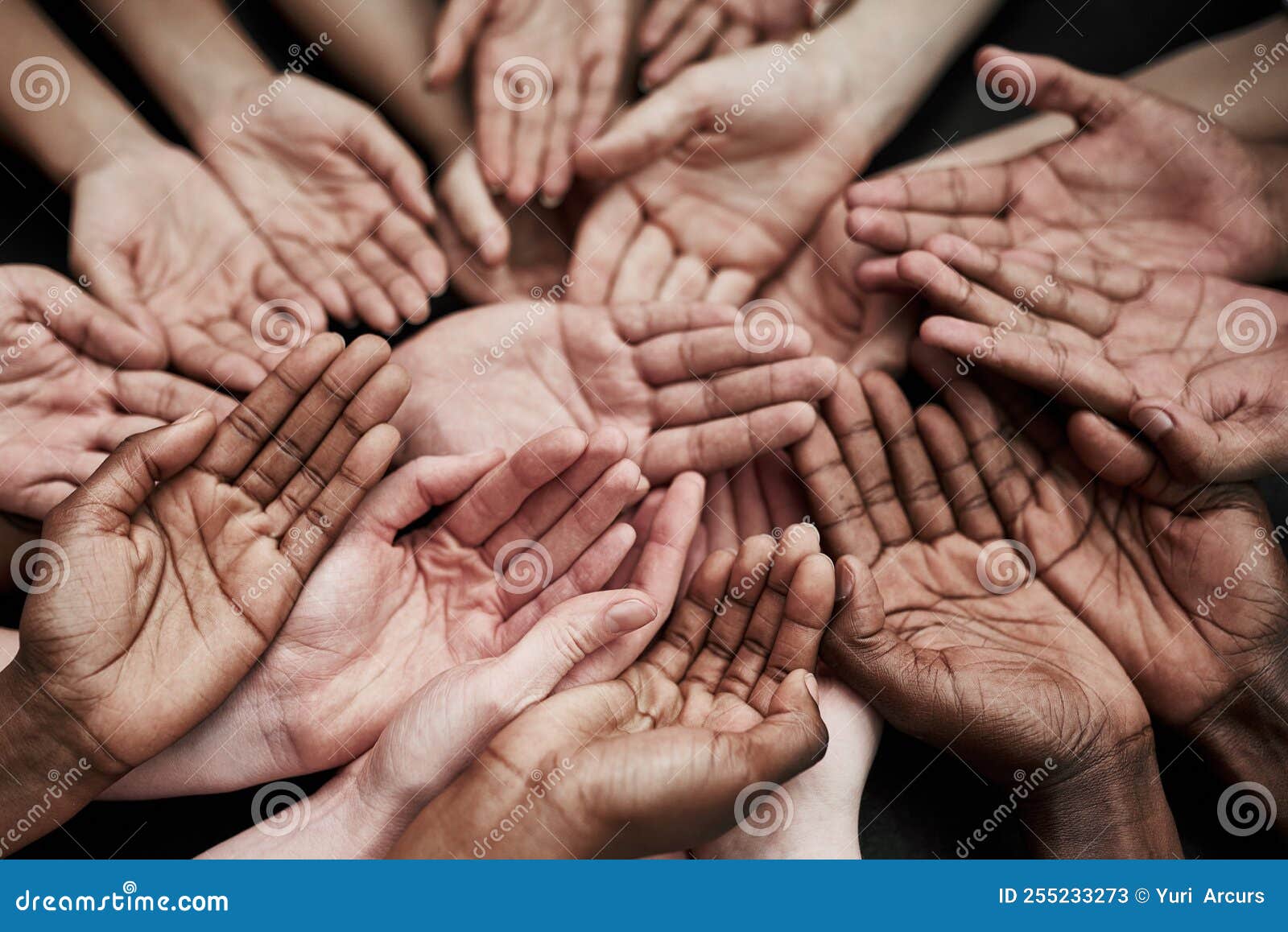 We Cant Help Everyone, but Everyone Can Help Someone. a Group of Hands ...