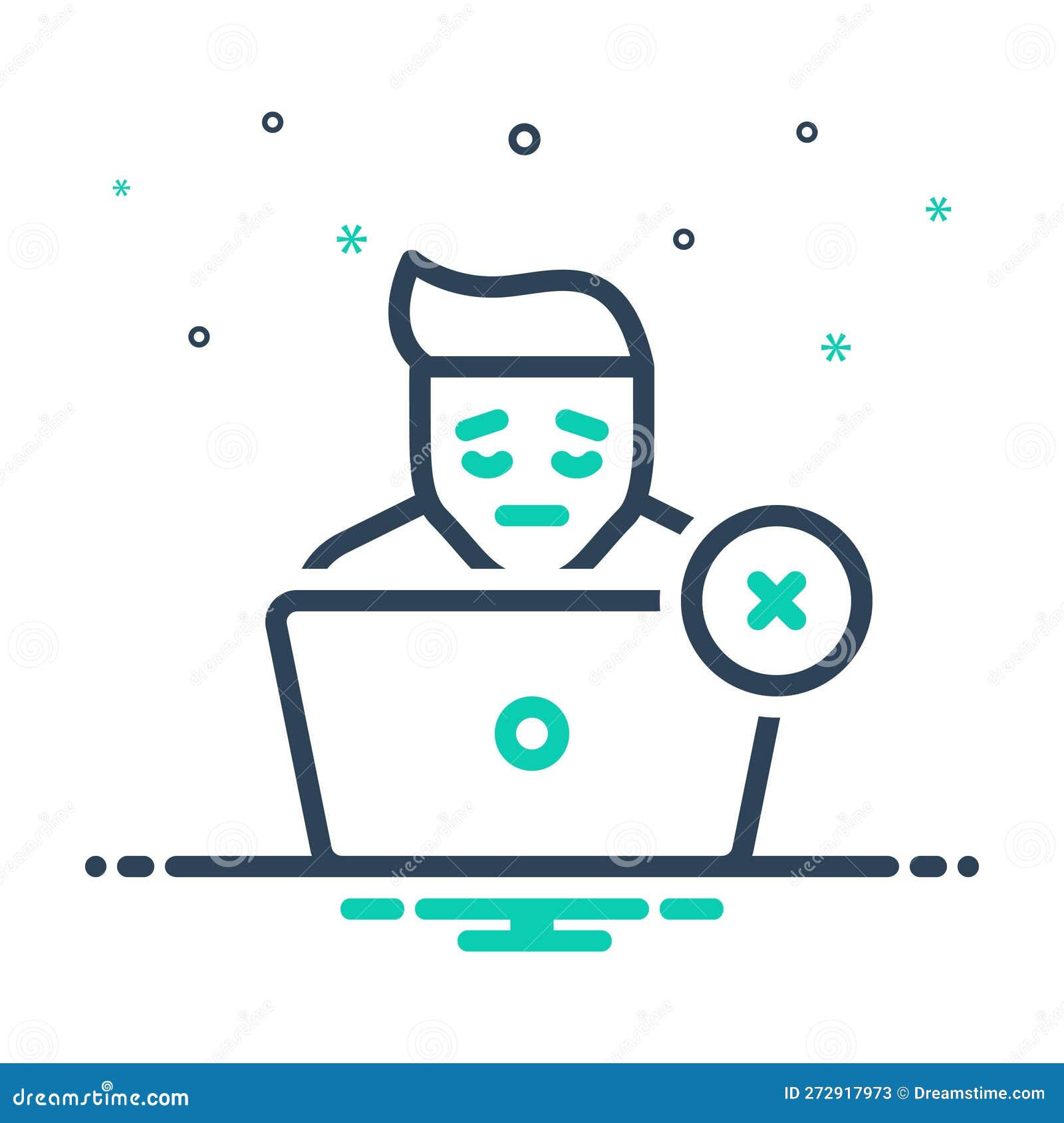 Mix Icon for Cant, Authentication and Laptop Stock Vector ...