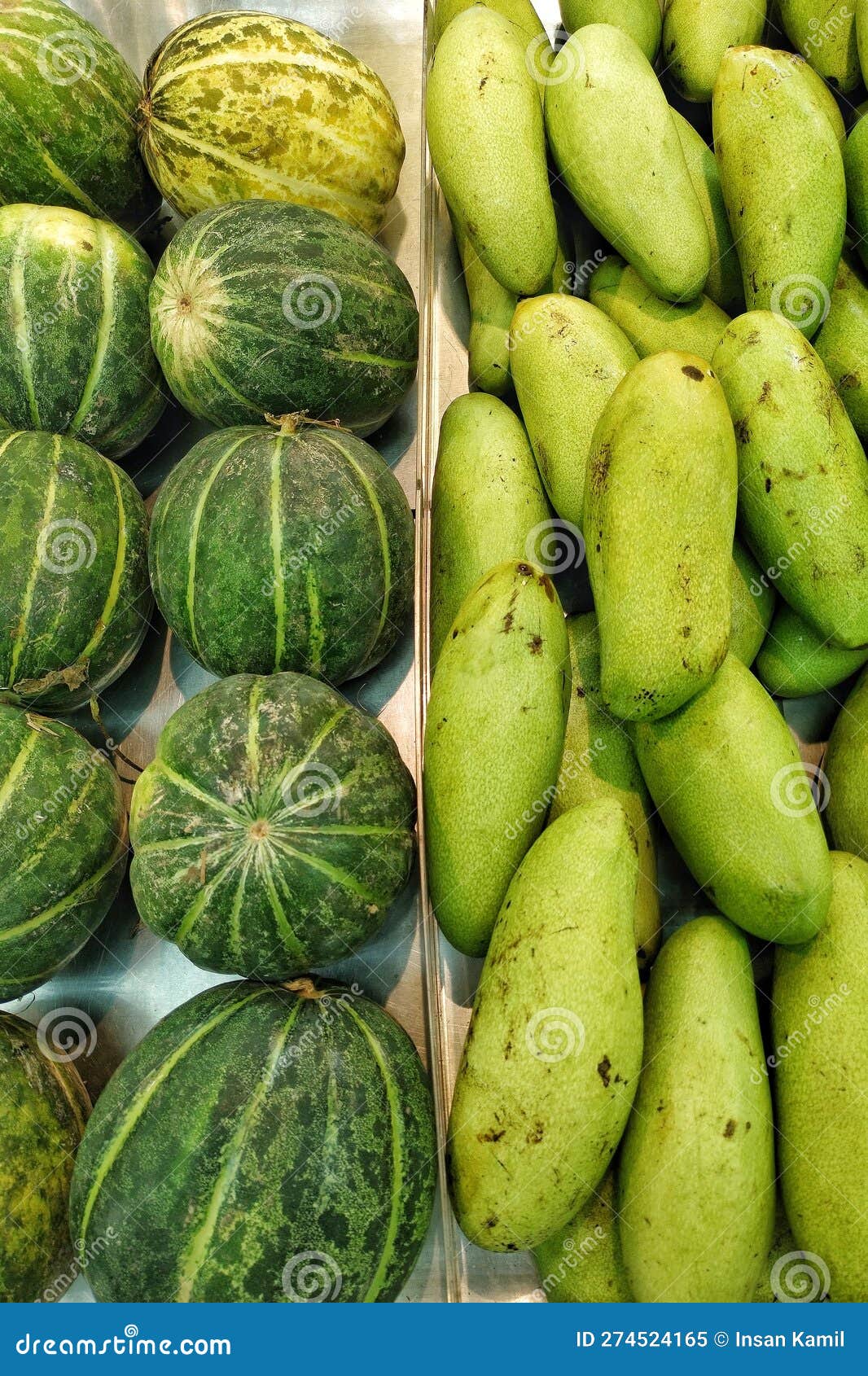 Cantaloupe and long mango stock image. Image of berry - 274524165
