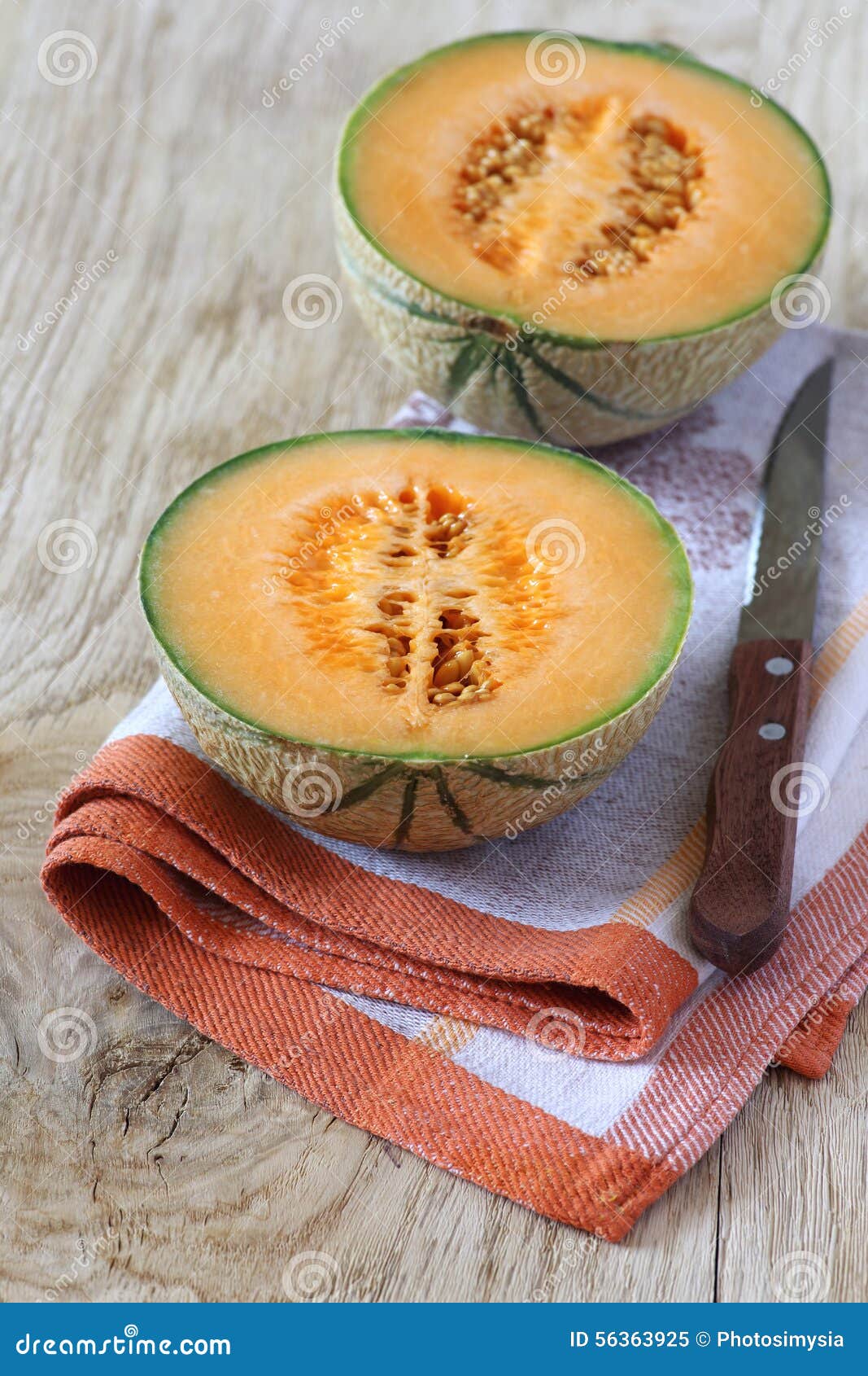 Cantaloupe, ripe melon stock image. Image of ripe, dessert - 56363925