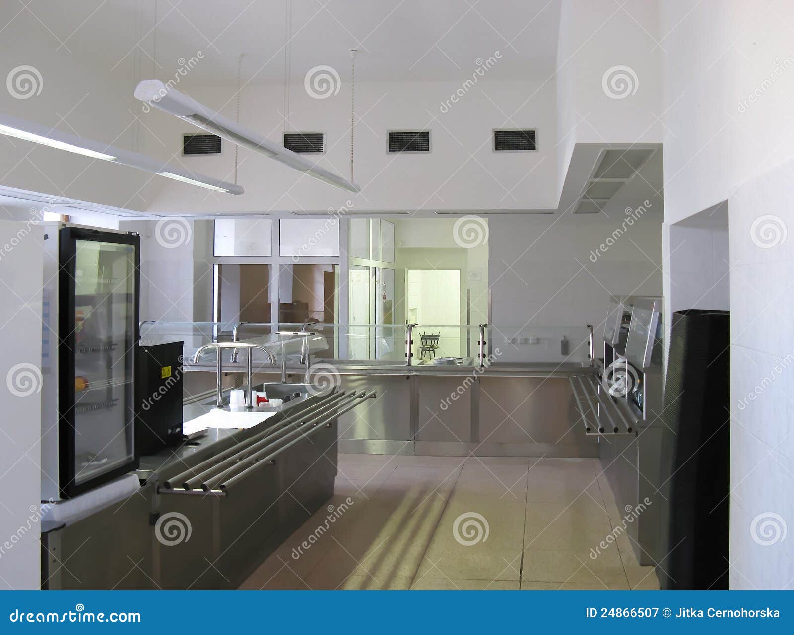 Interior of a Corporate Dining Room for Employees Stock Image - Image ...