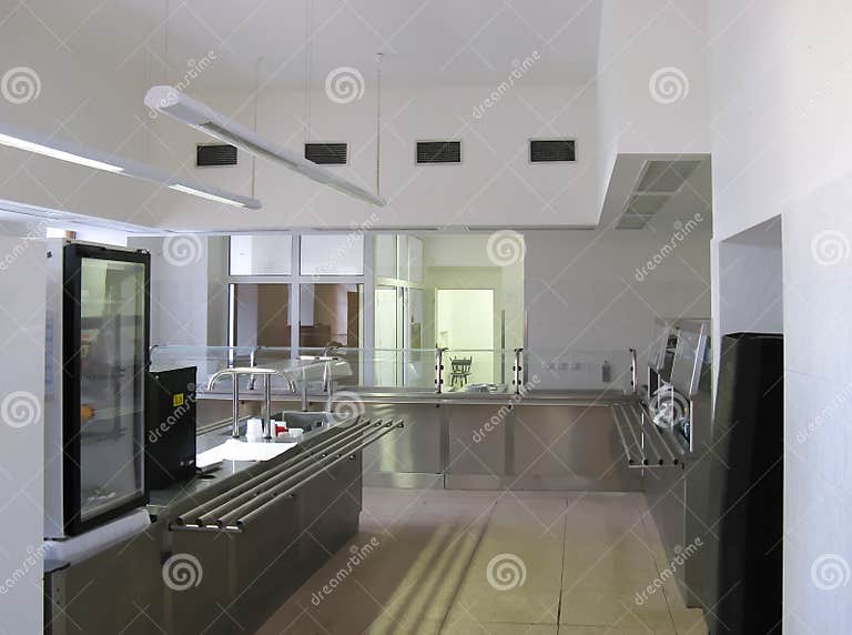Interior of a Corporate Dining Room for Employees Stock Image - Image ...
