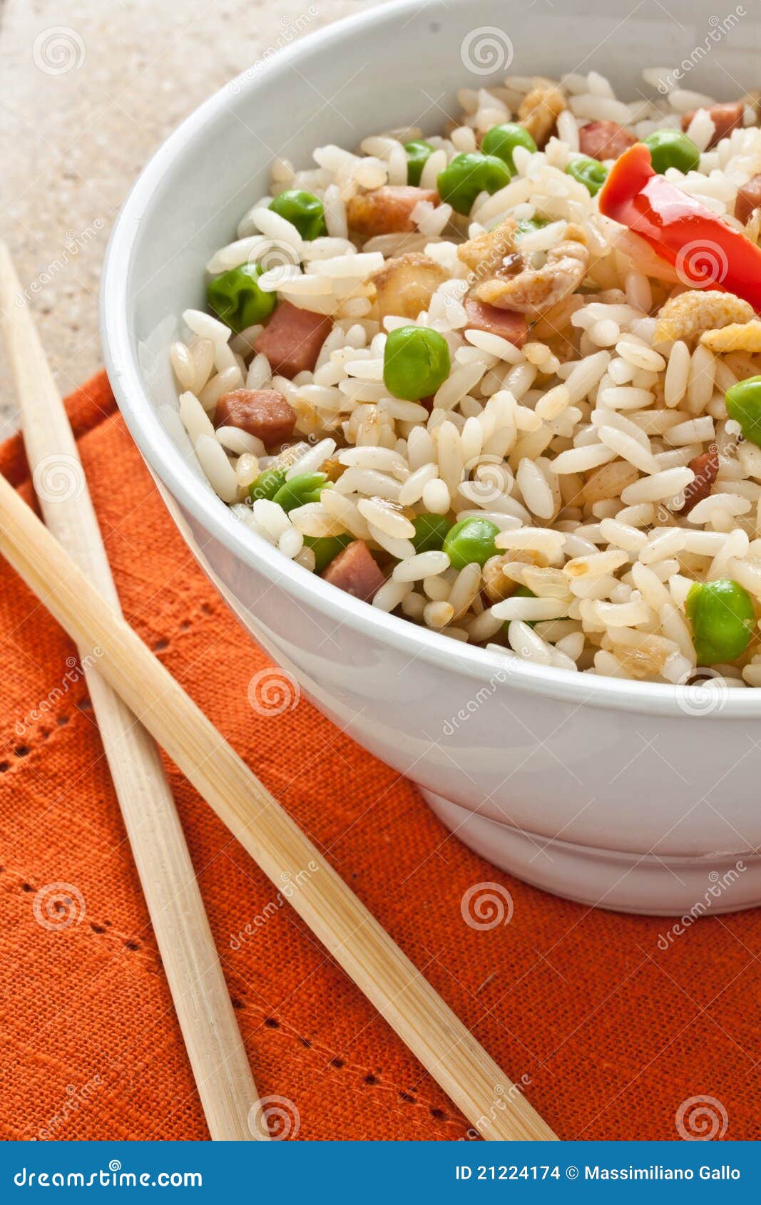 Canton chinese rice stock photo. Image of dinner, chinese - 21224174