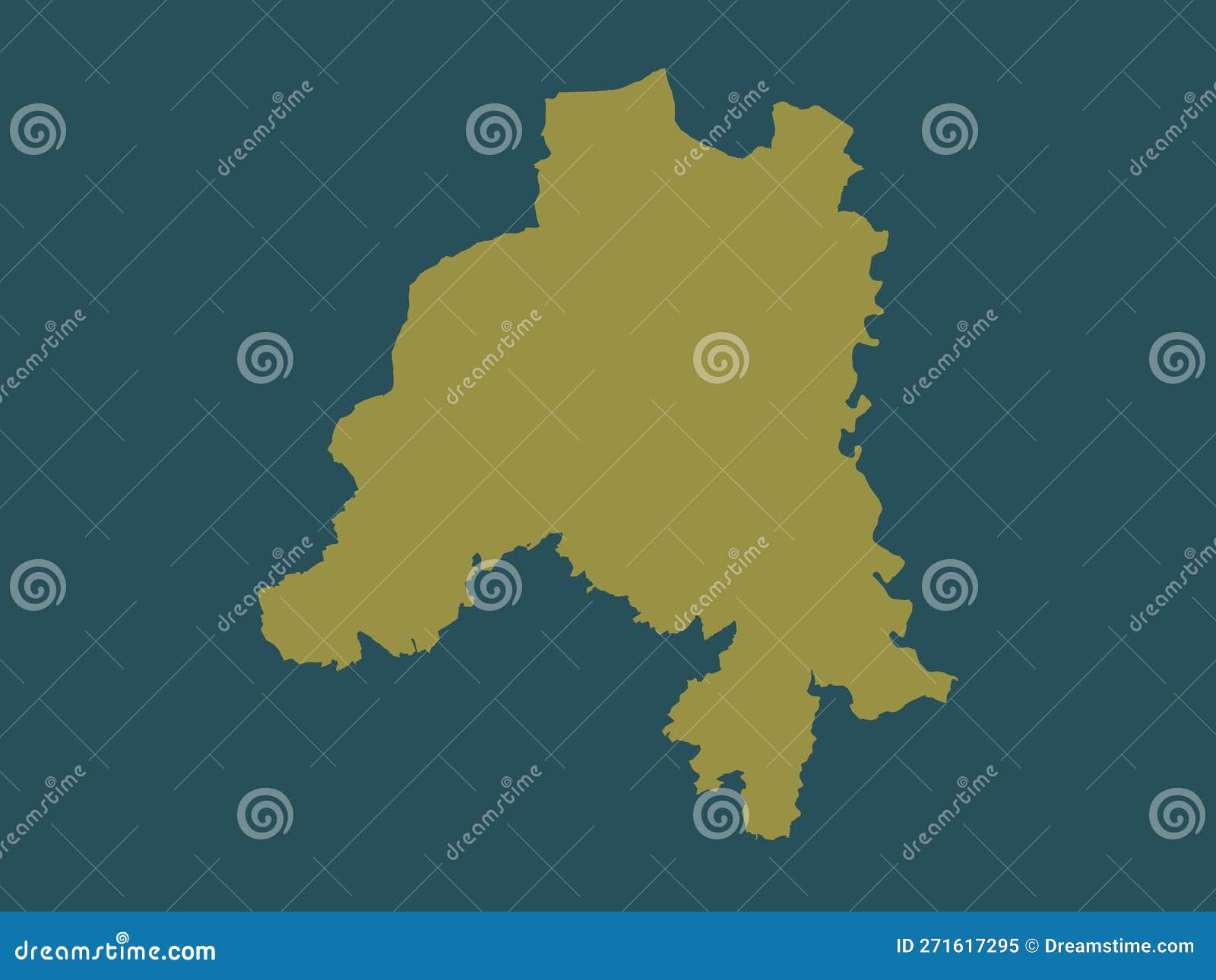 Canton Clervaux, Luxembourg. Solid. No Legend Stock Illustration ...