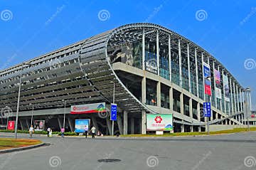 Canton fair pazhou complex editorial stock image. Image of elegant ...