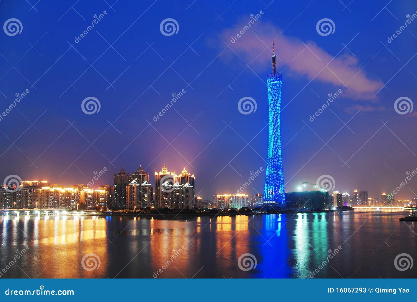 Canton tower editorial stock photo. Image of zhujiang - 16067293
